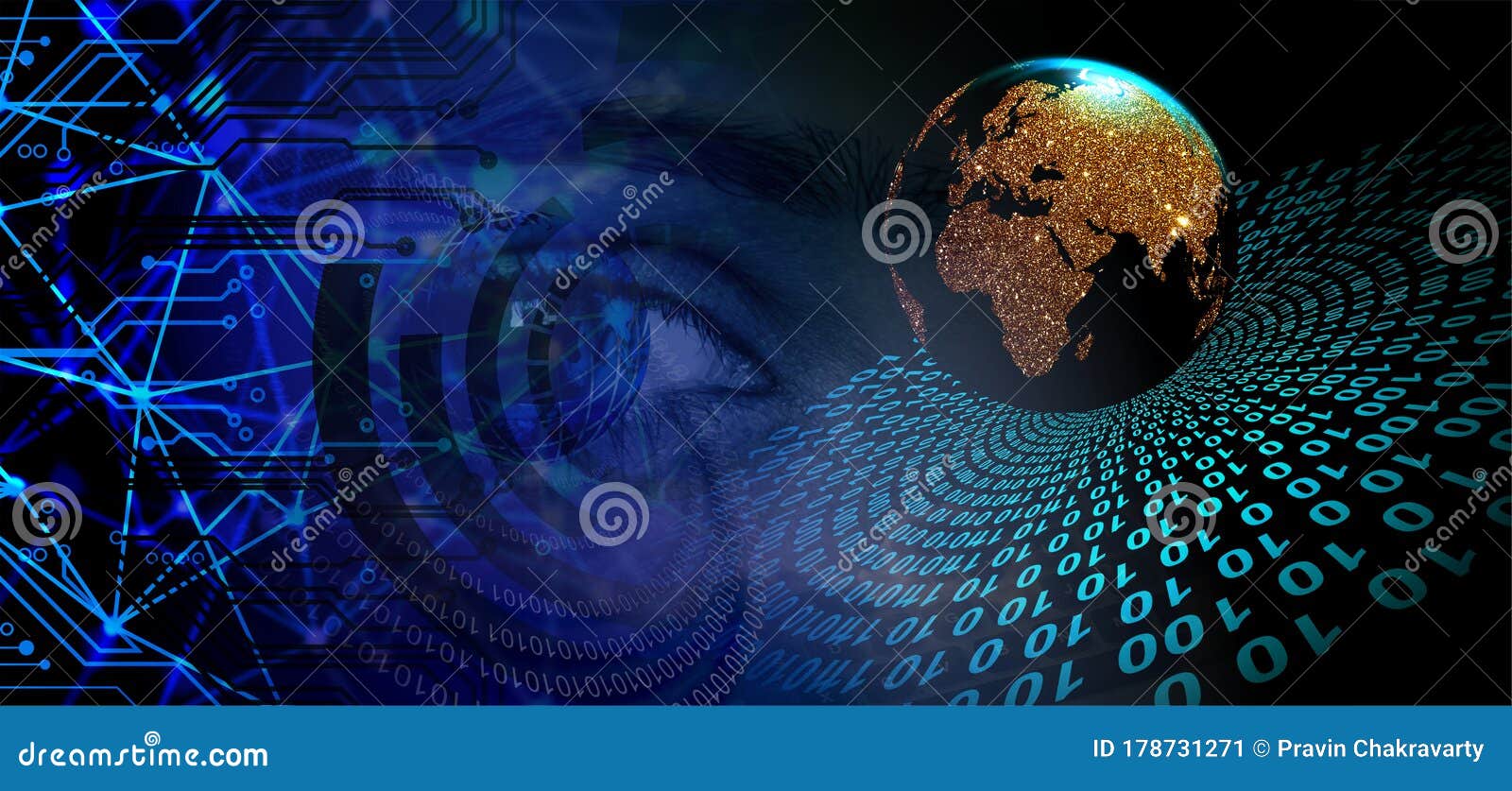 High-tech Technology Background.Global Digital Technology Concept ...