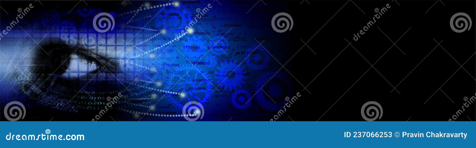 High-tech Technology Background. Technology Eye. Eye Vision Stock ...