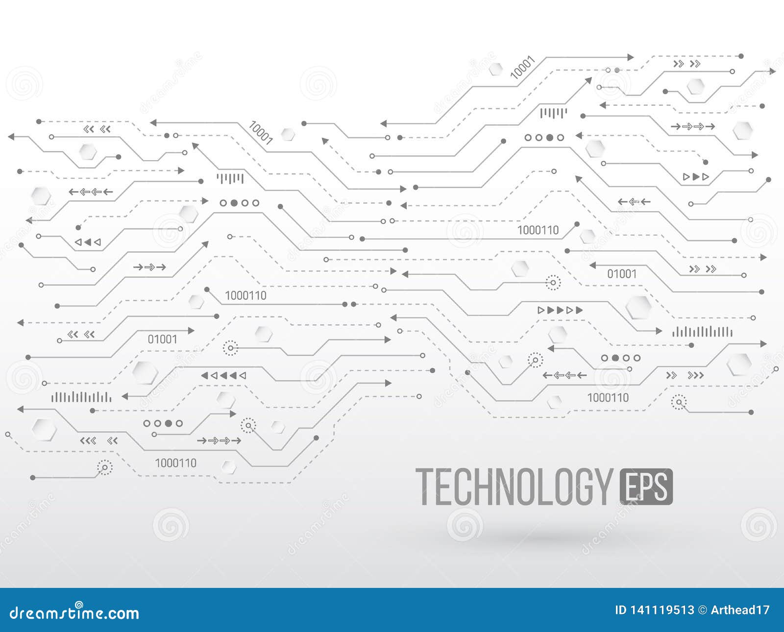 High-tech Technology Background Texture Stock Vector - Illustration of ...