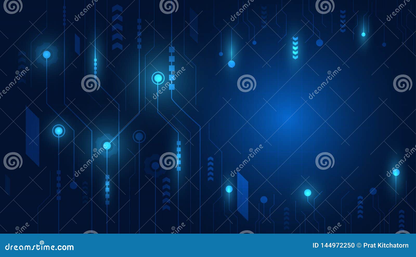 High Tech Technology Geometric Stock Vector - Illustration of ...