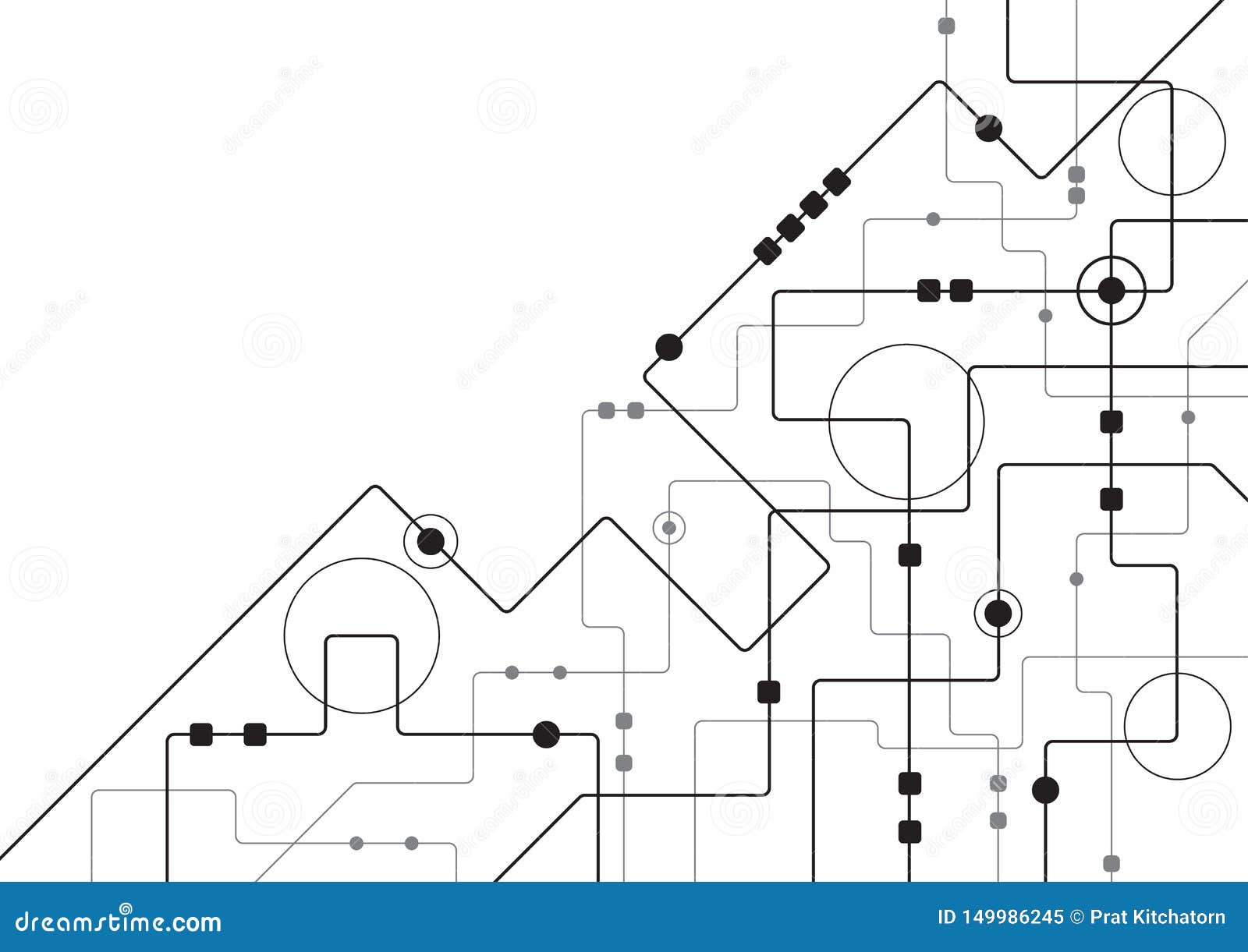 High Tech Technology Geometric Stock Vector - Illustration of data ...