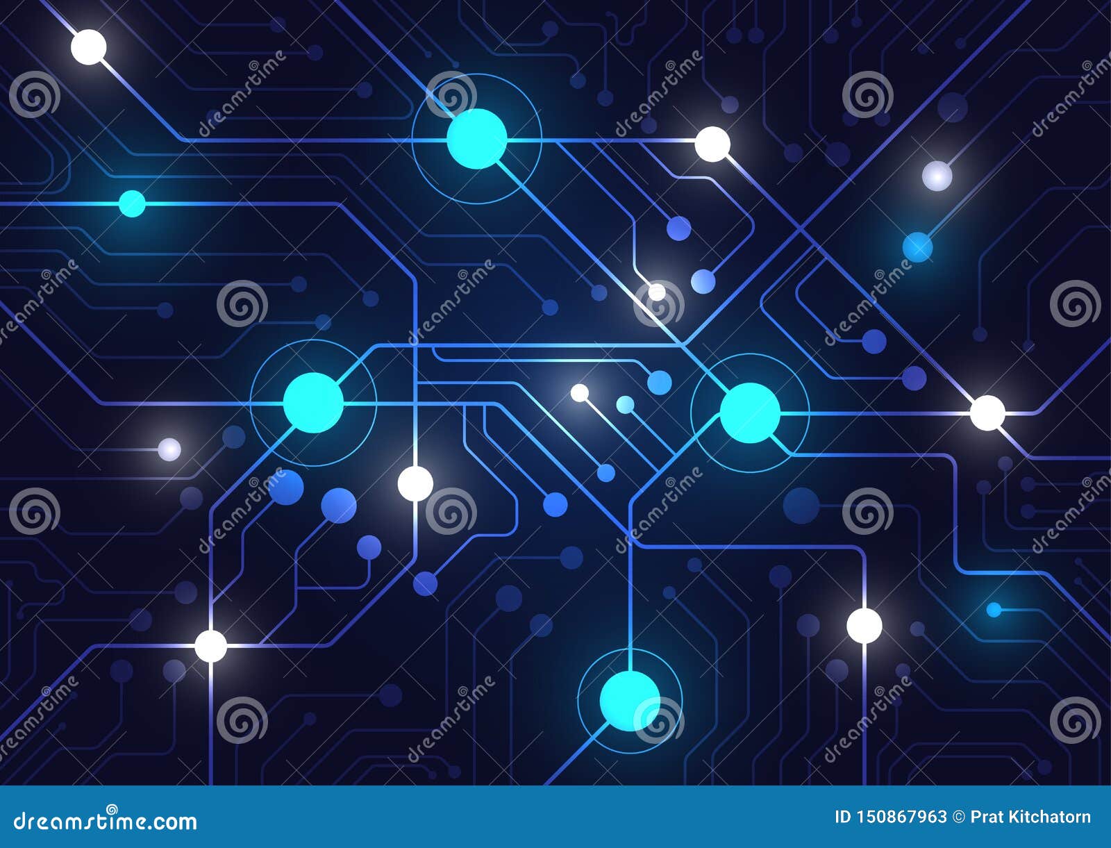 High Tech Technology Geometric Stock Illustration - Illustration of ...