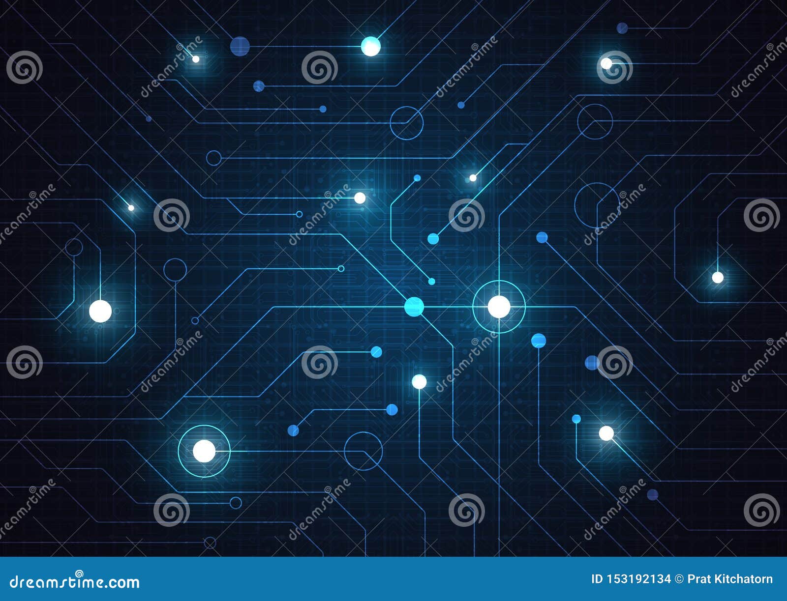 High Tech Technology Geometric and Connection System Background Stock ...