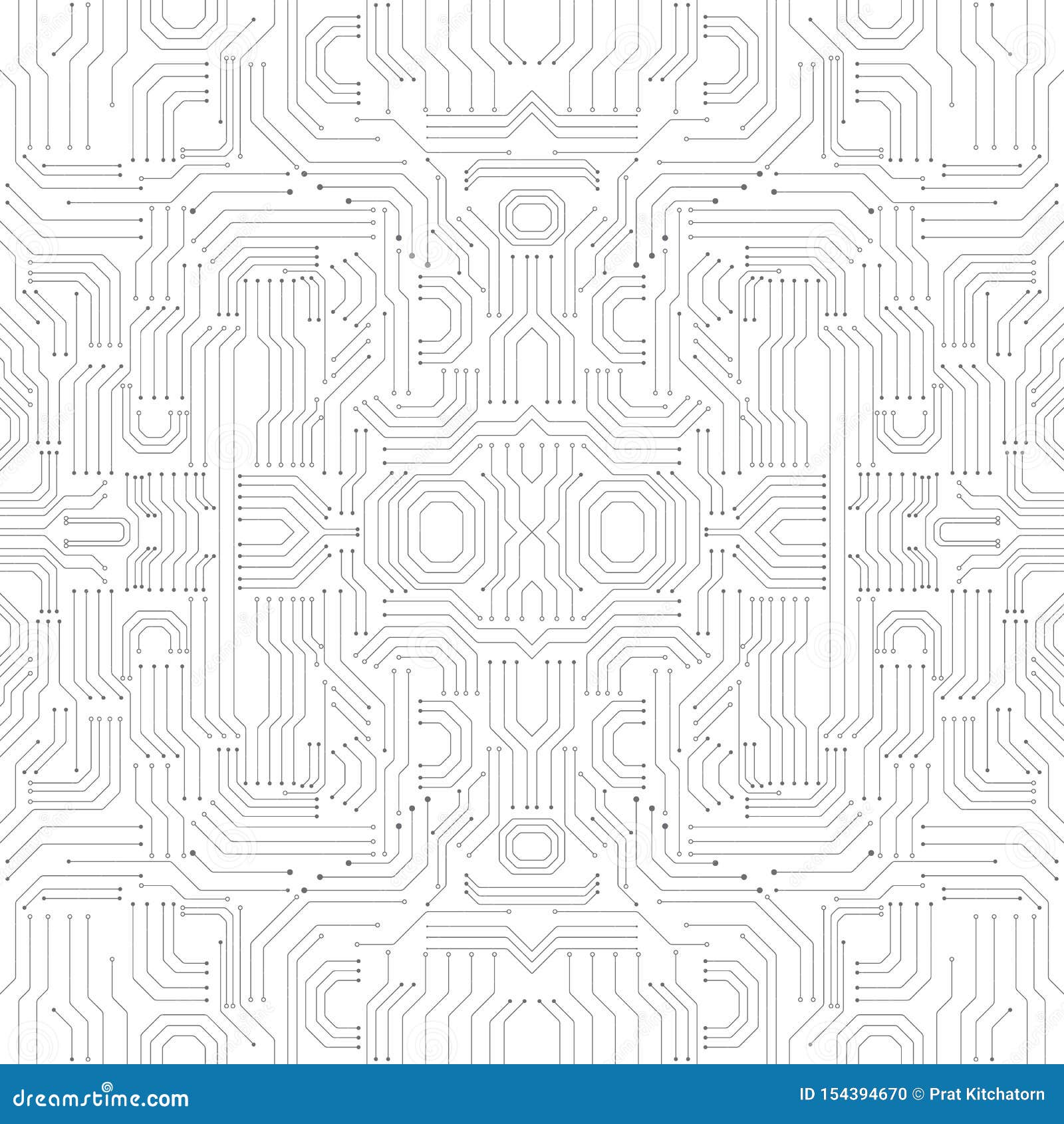 High Tech Technology Geometric Stock Vector - Illustration of lines ...