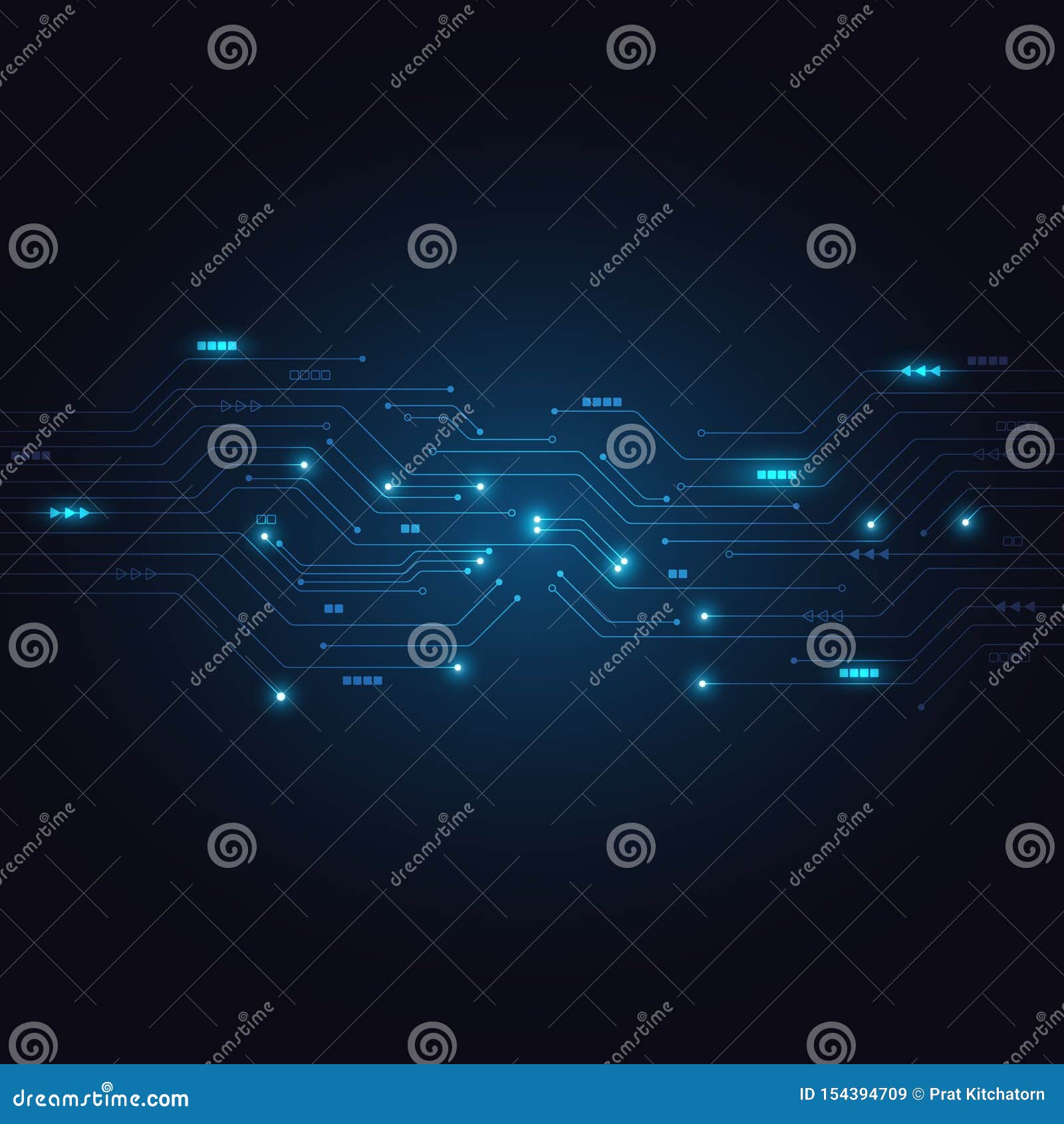 High Tech Technology Geometric Stock Vector - Illustration of ...
