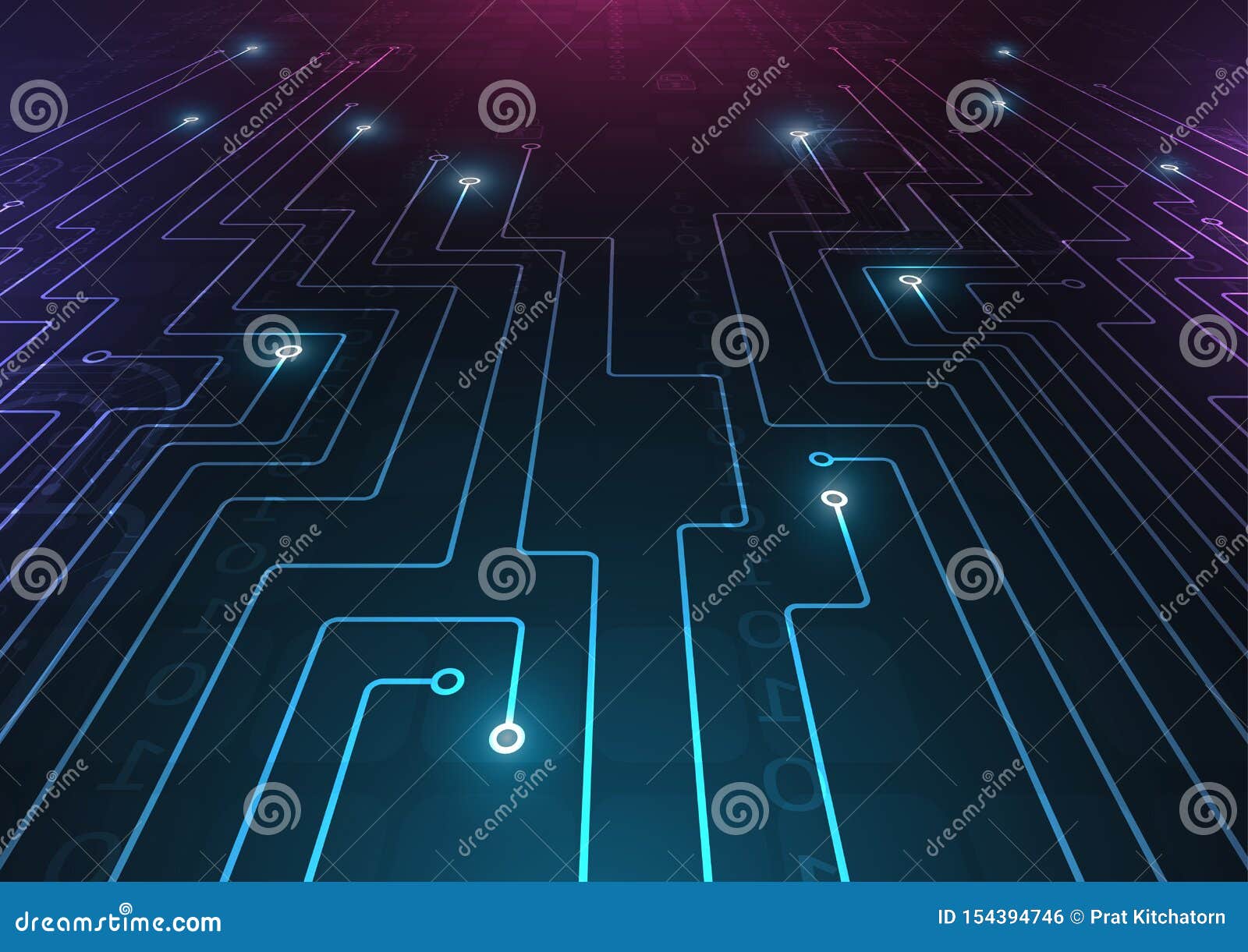 High Tech Technology Geometric Stock Vector - Illustration of ...