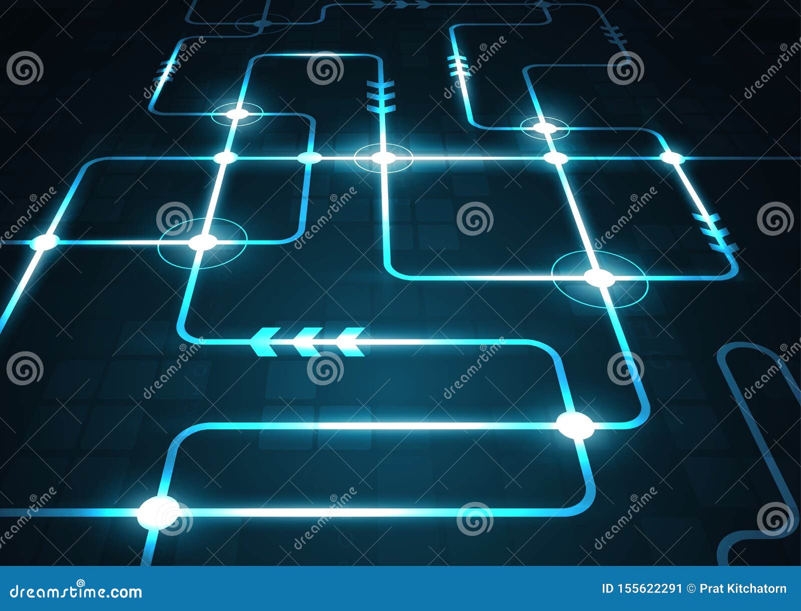 High Tech Technology Geometric Stock Vector - Illustration of digital ...