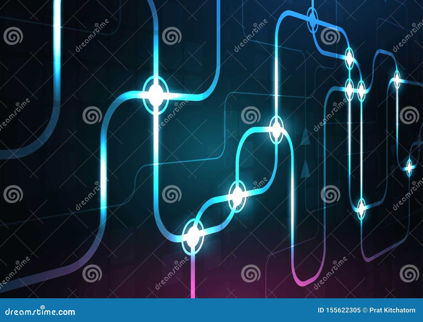 High Tech Technology Geometric Stock Vector - Illustration of science ...