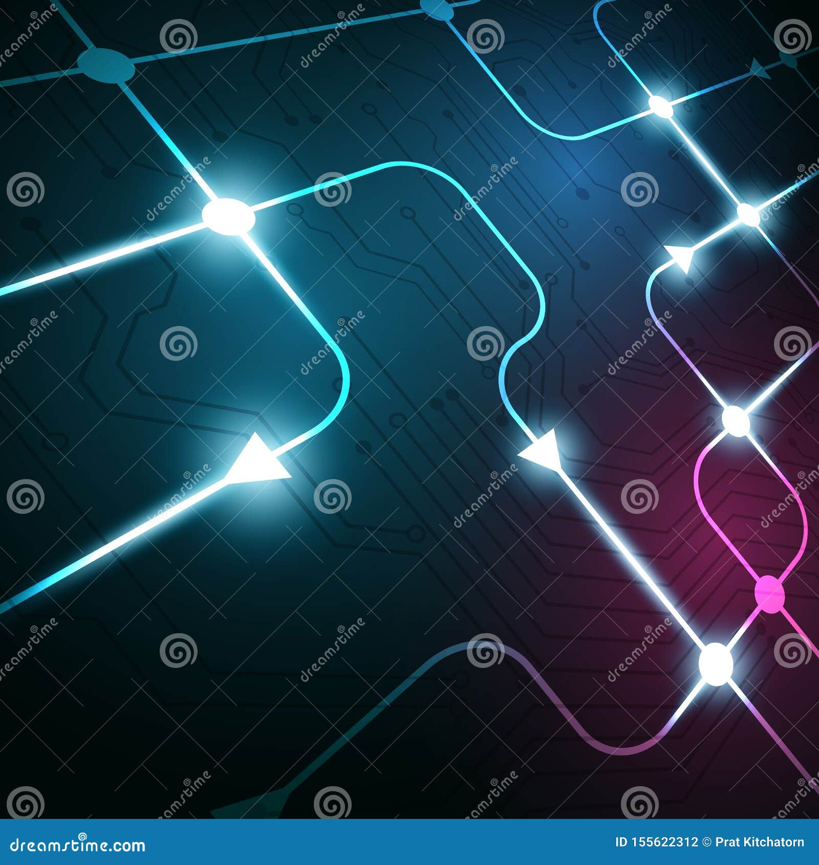 High Tech Technology Geometric Stock Vector - Illustration of science ...