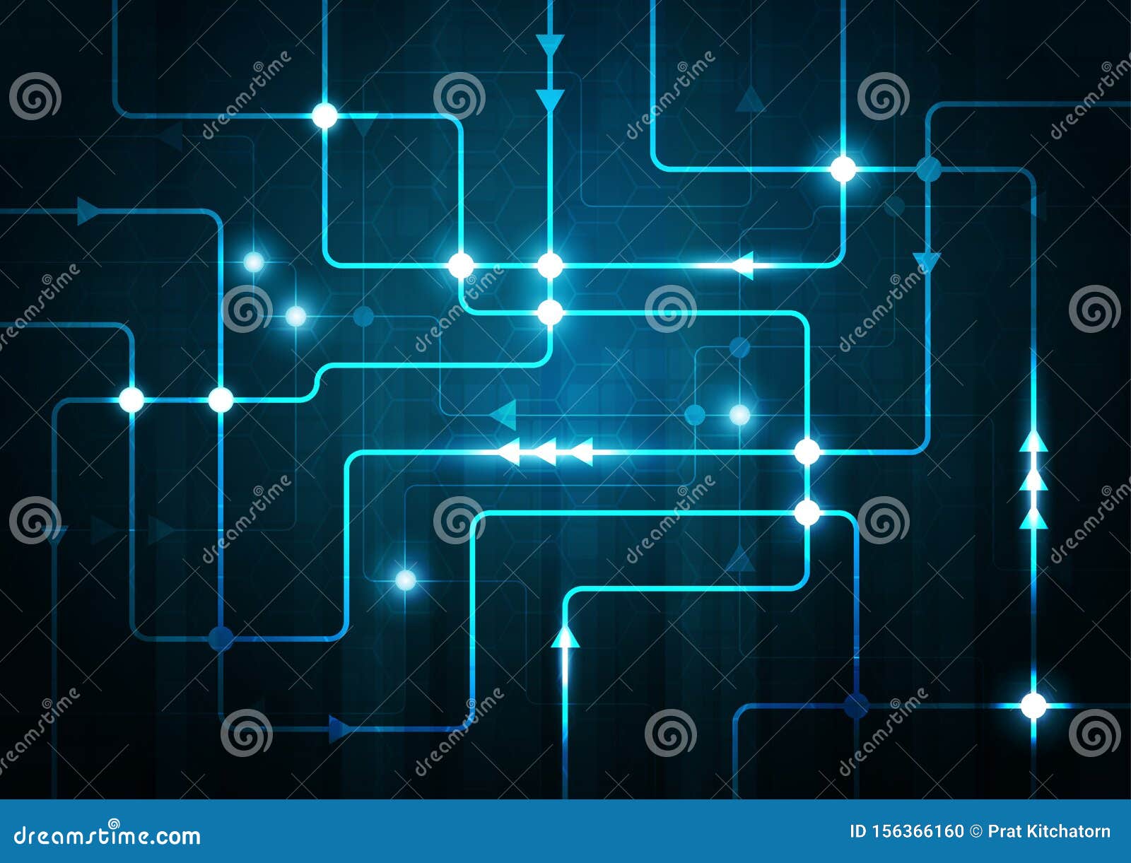 High Tech Technology Geometric Stock Vector - Illustration of abstract ...