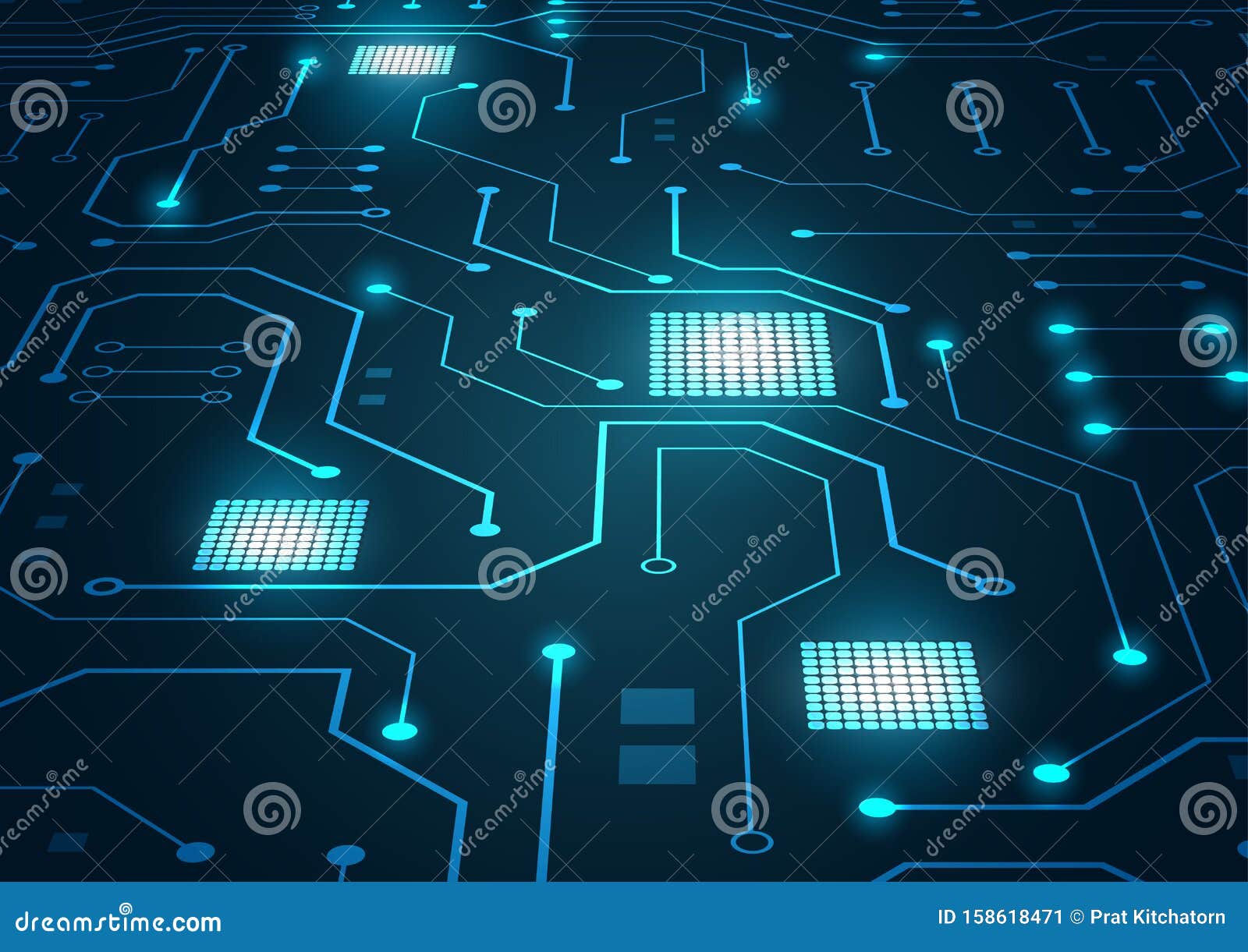 High Tech Technology Geometric Stock Vector - Illustration of information, connect: 158618471