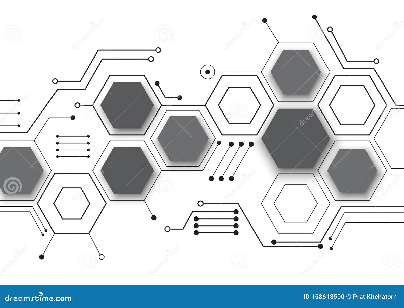 High Tech Technology Geometric Stock Vector - Illustration of ...
