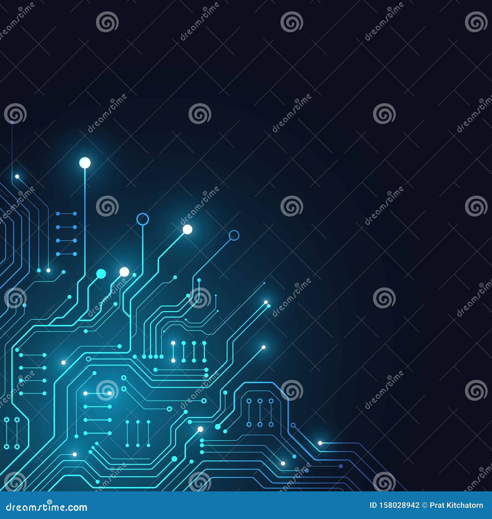 High Tech Technology Geometric Stock Vector - Illustration of science ...