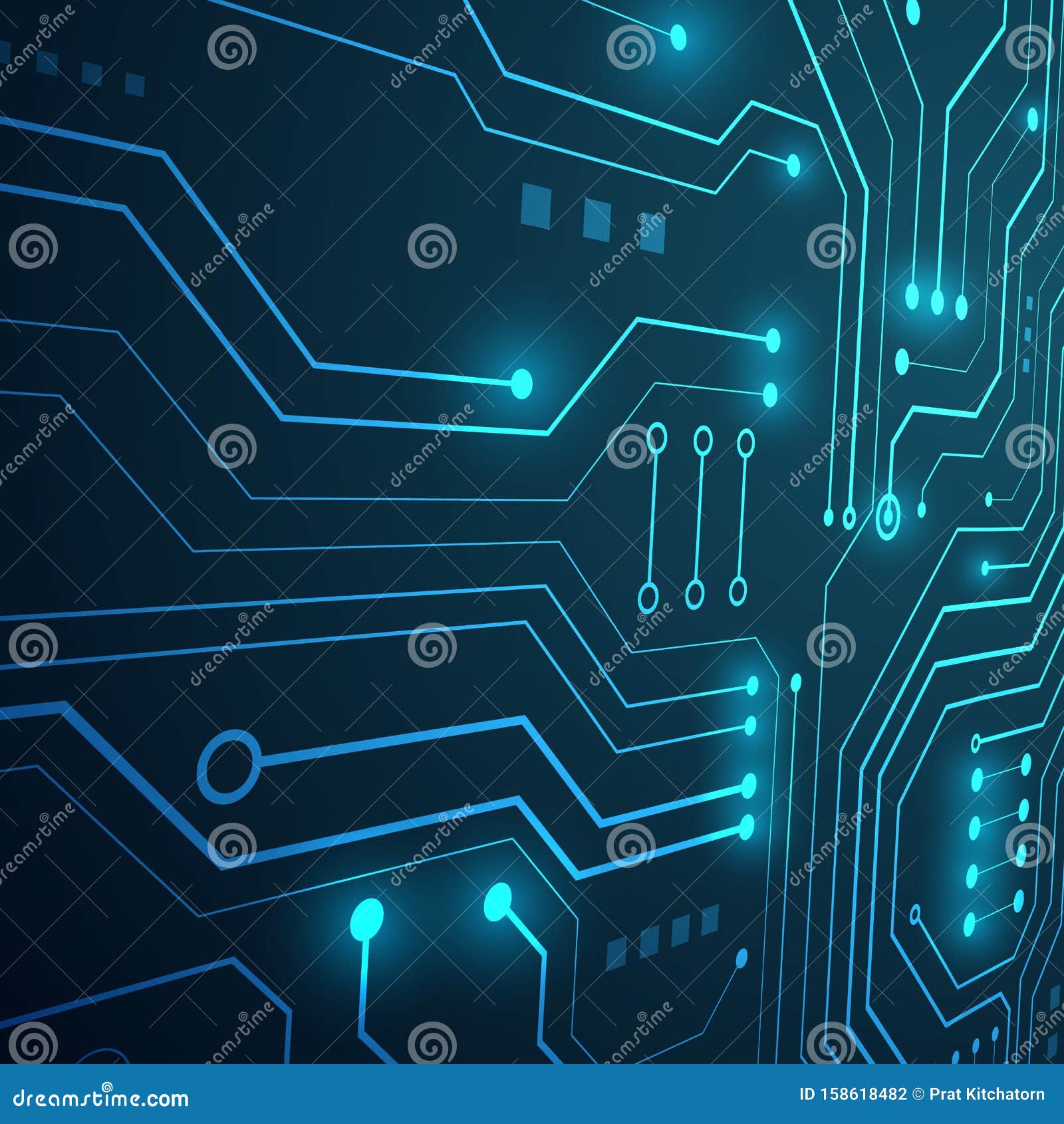 High Tech Technology Geometric Stock Vector - Illustration of tech ...