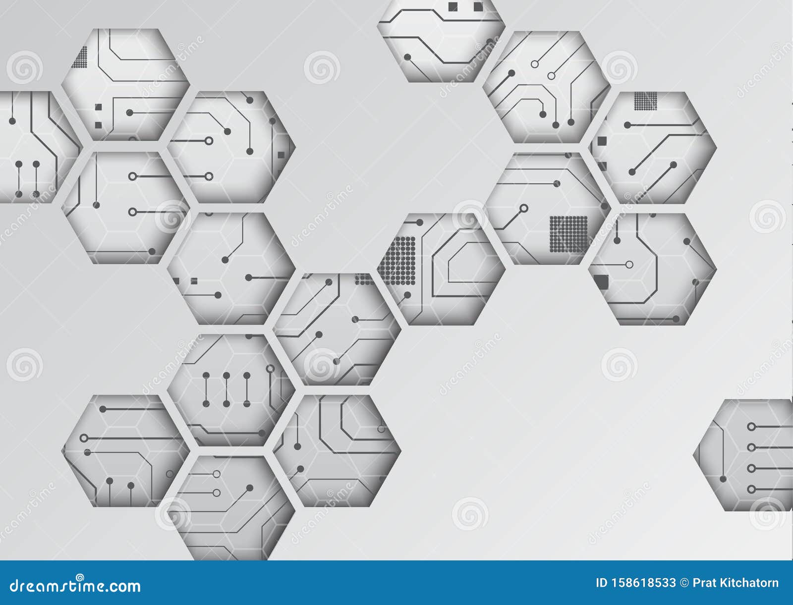 High Tech Technology Geometric Stock Vector - Illustration of ...