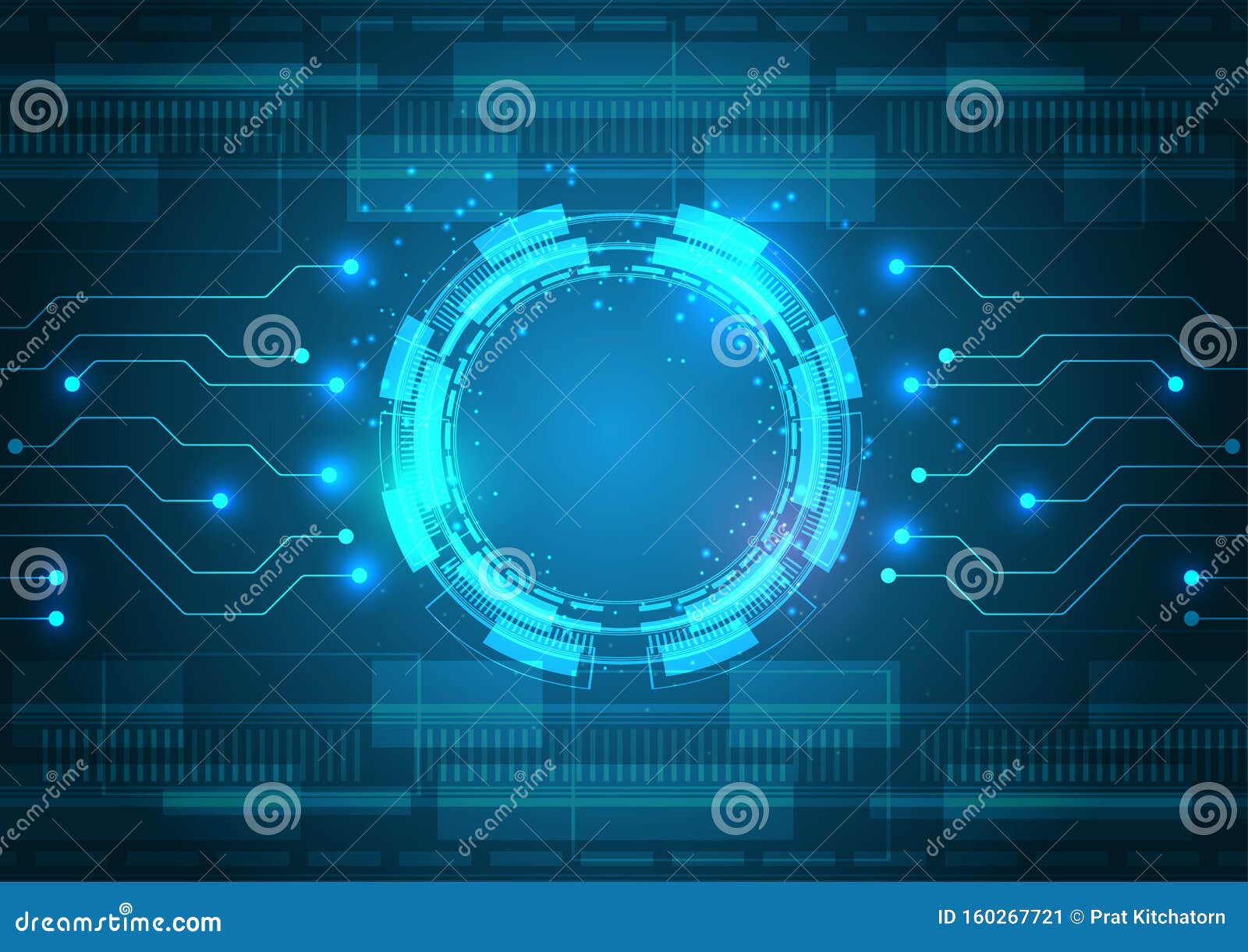 High Tech Technology Geometric Stock Vector - Illustration of ...