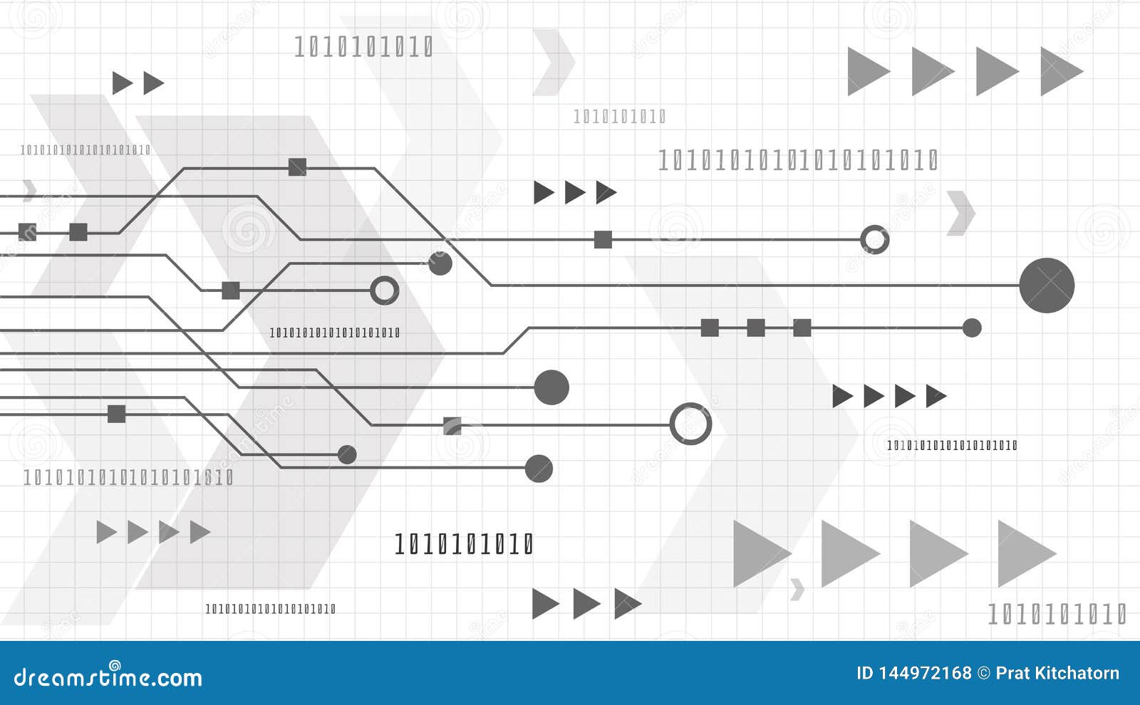 High Tech Technology Geometric Stock Vector - Illustration of network ...