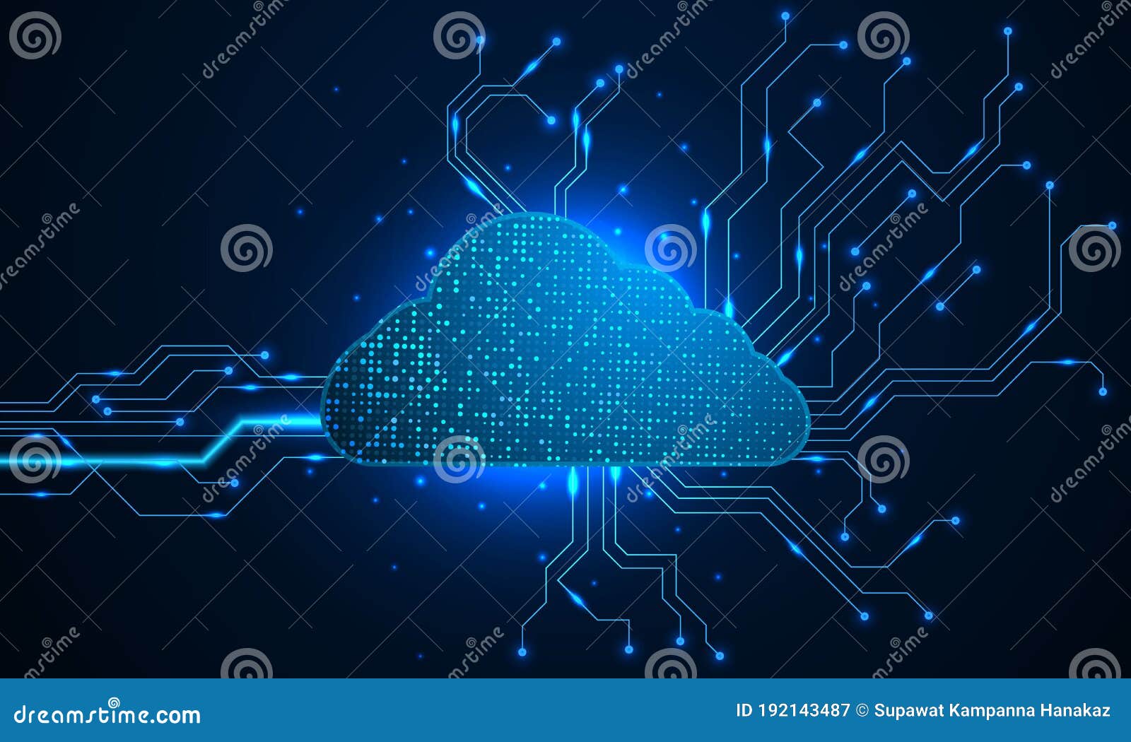 High Tech Technology Modern Design Digital Concept. Abstract Texture ...