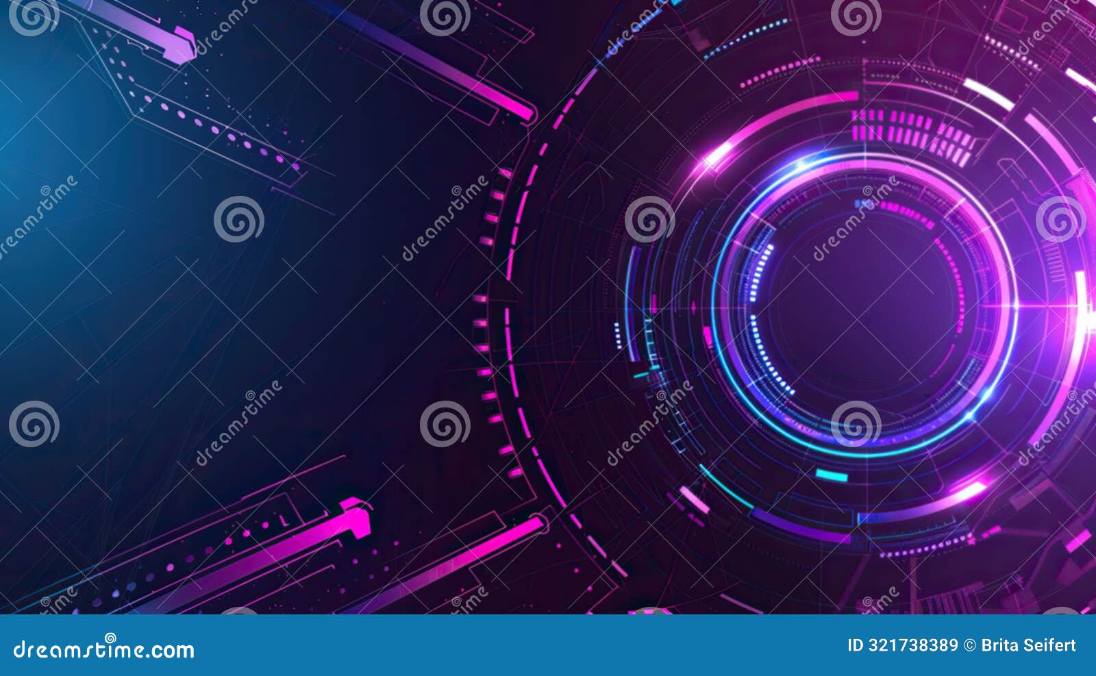 High-tech Theme, Virtual Influencer, Technology Presentation, Abstract ...