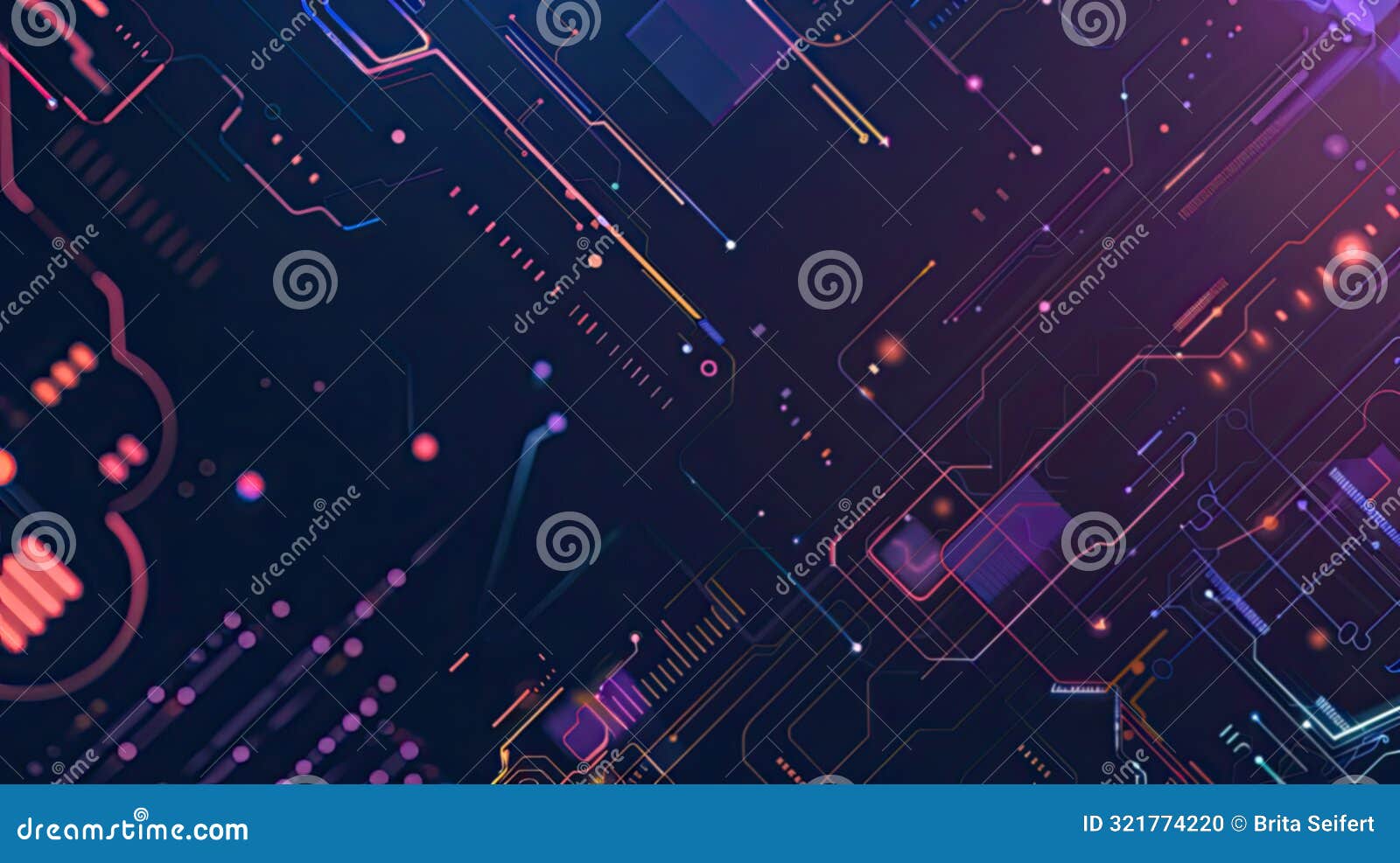 High-tech Theme, Virtual Influencer, Technology Presentation, Abstract ...