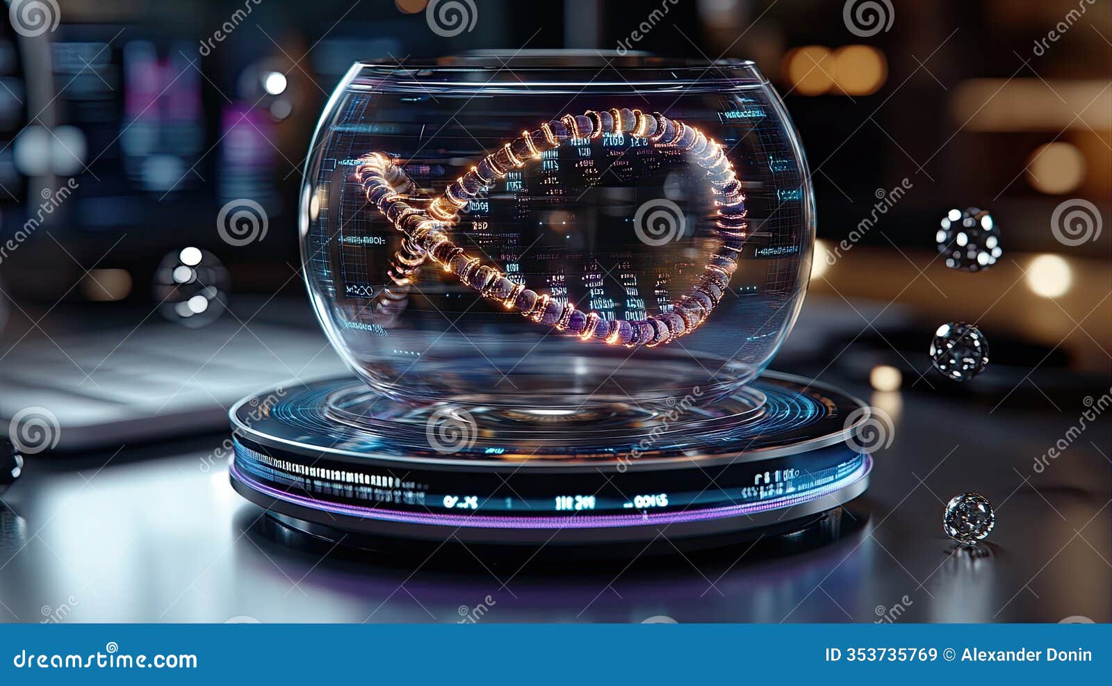 DNA Strand Being Cut by Scalpel Stock Image - Image of innovation ...