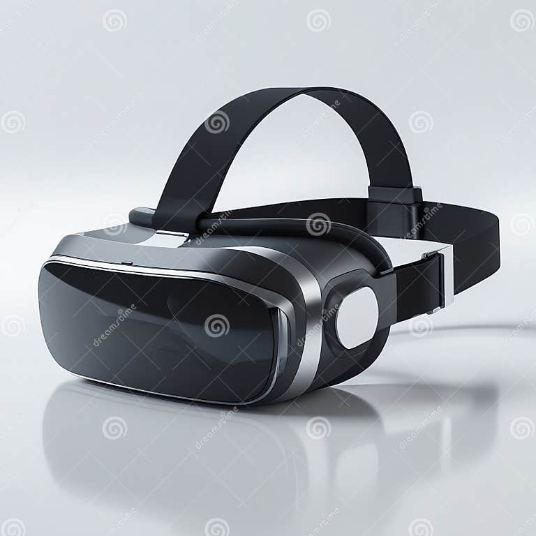 High-Tech VR Goggles with Sleek Design for Immersive Experiences Stock ...