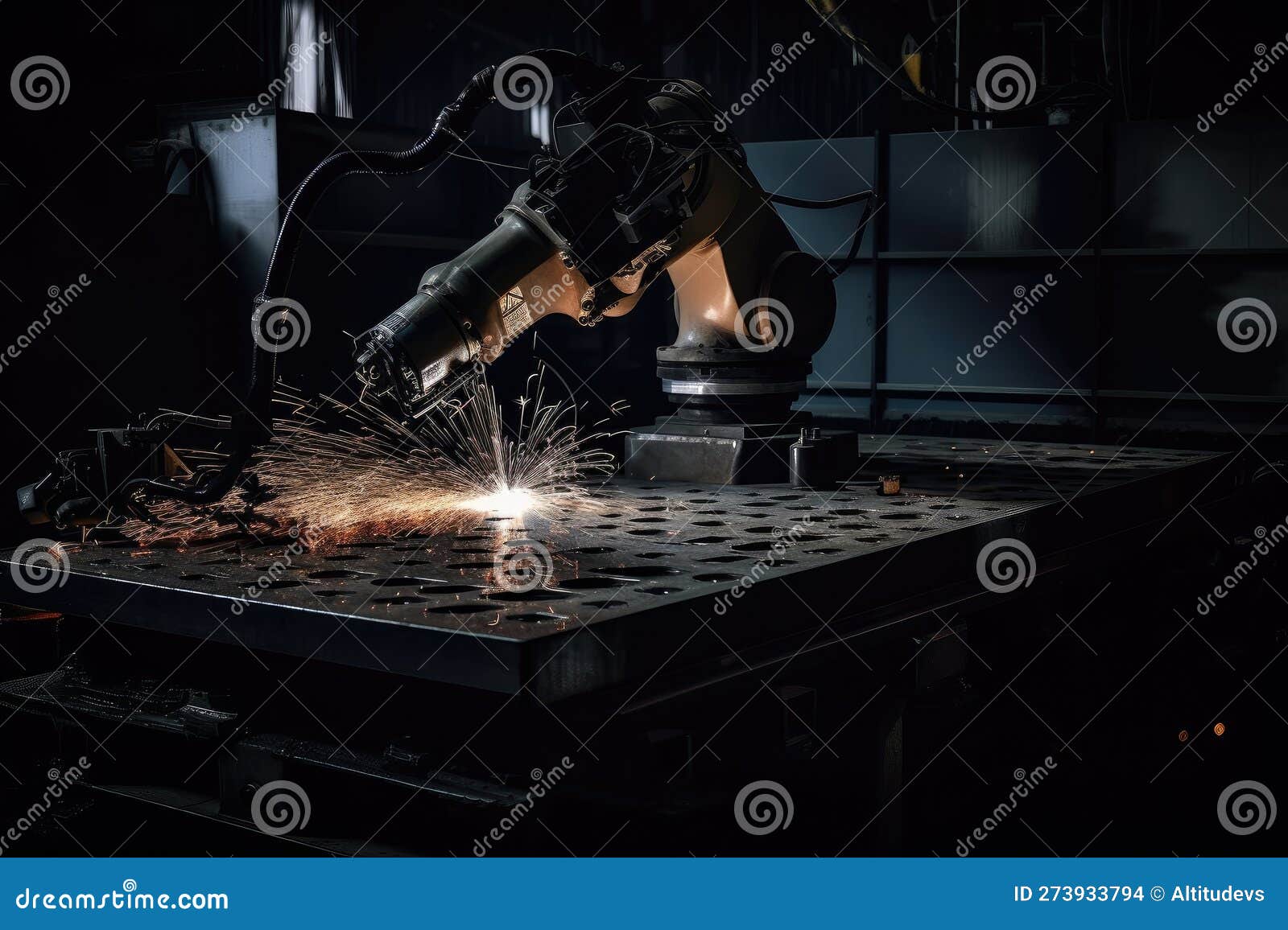 High-tech Welding Robot, Performing Complex and Intricate Welds on ...