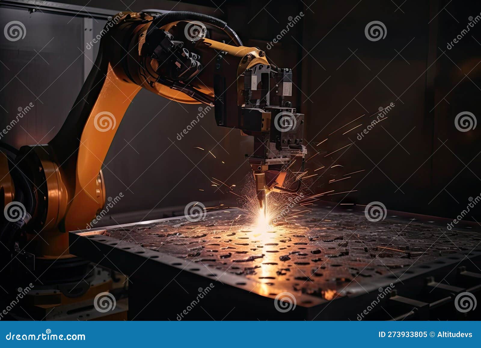 High-tech Welding Robot, Performing Complex and Intricate Welds on ...