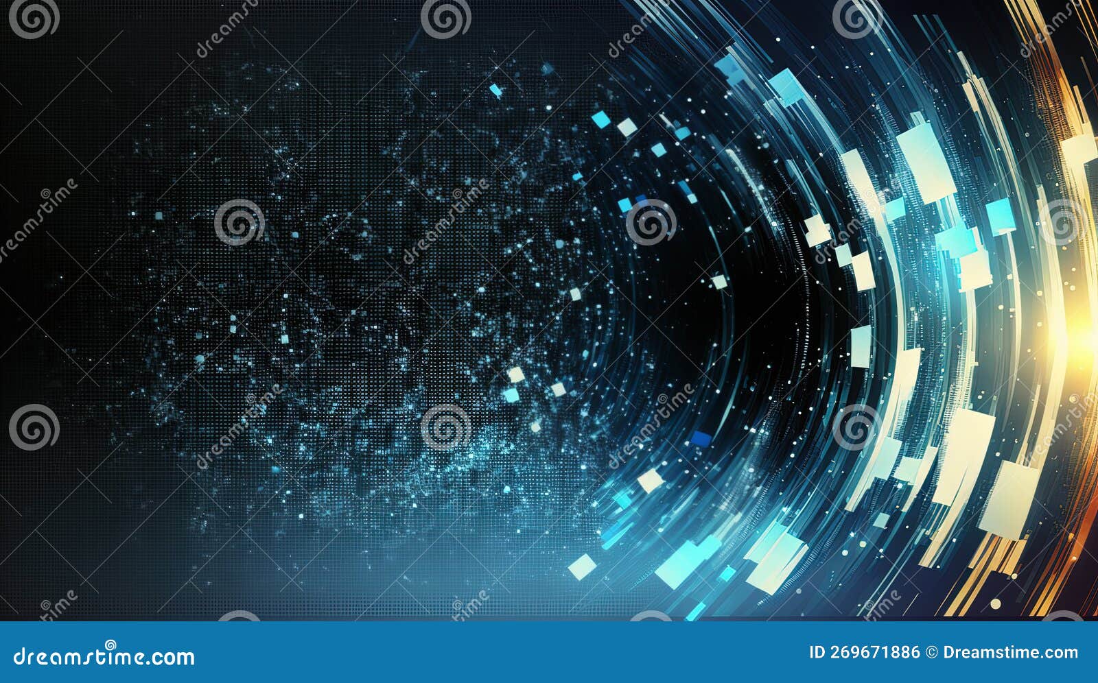 High technology background stock illustration. Illustration of high ...