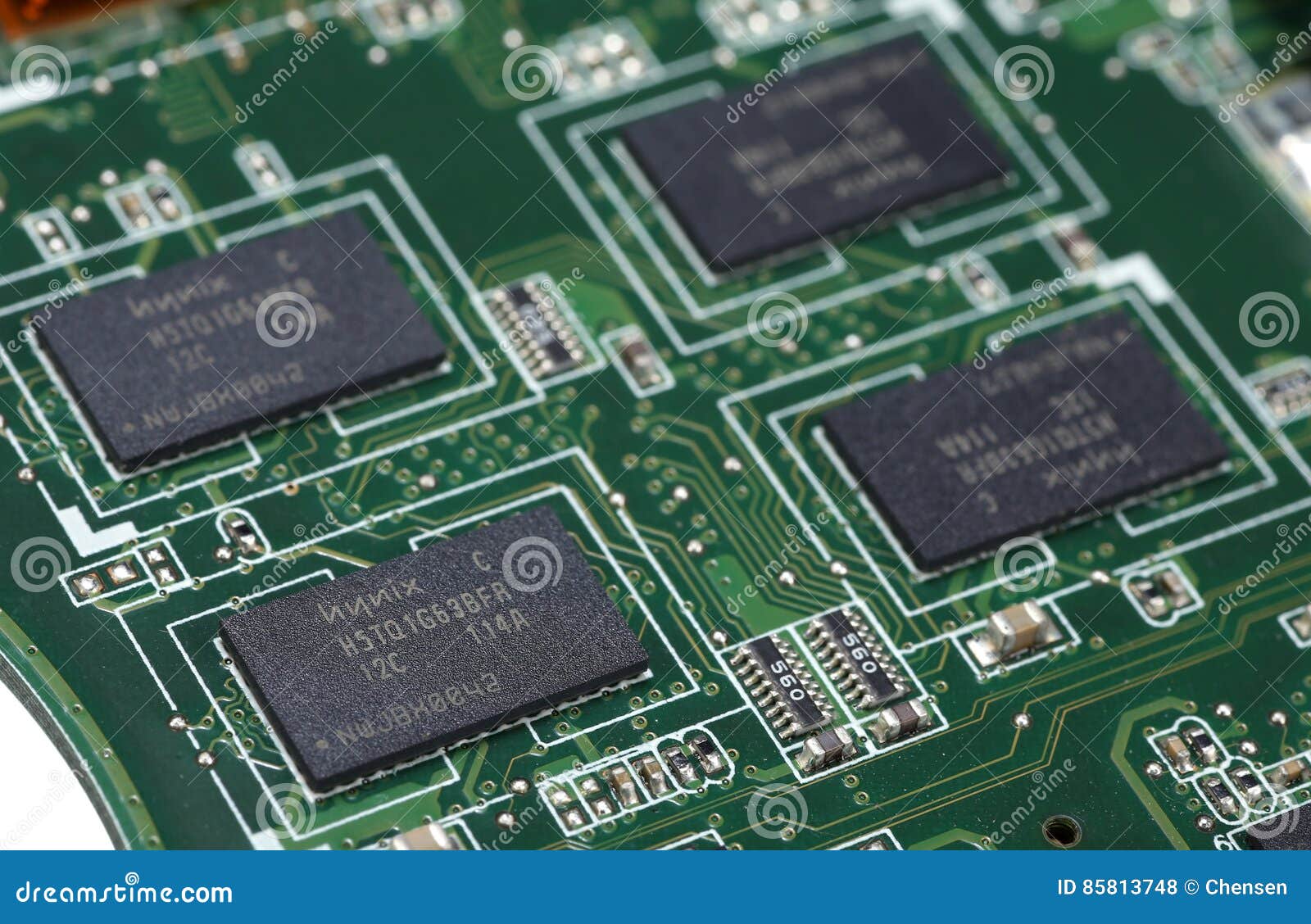 High Technology Chip Circuit Board Stock Photo - Image of futuristic ...