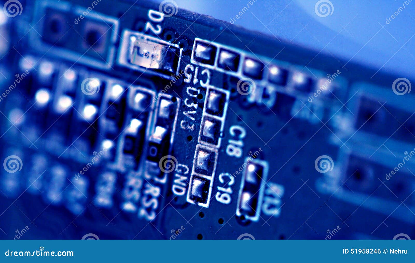 High Technology - Computer Electronics Stock Photo - Image of data ...