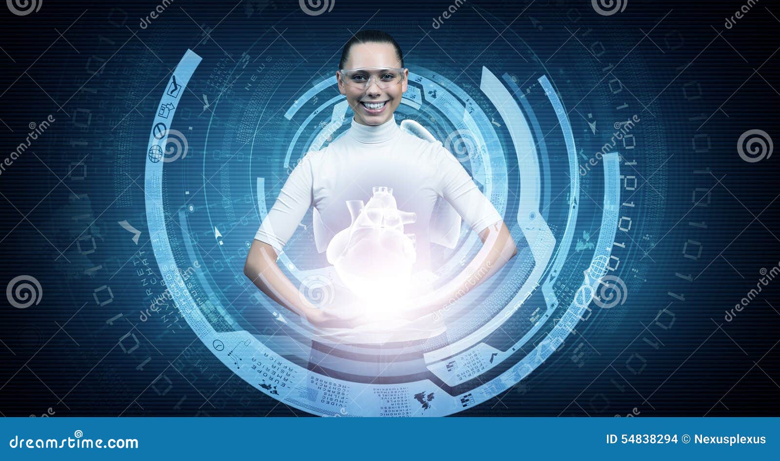 High technology future stock photo. Image of click, digitally - 54838294