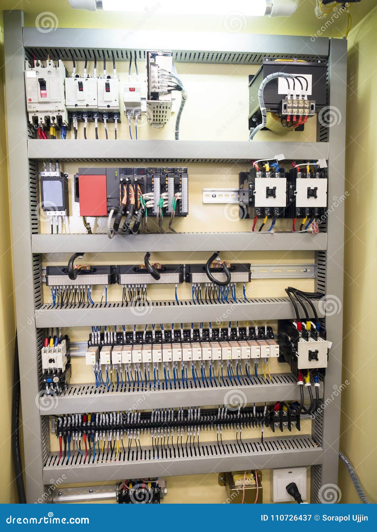 High Technology Industrial Machine Control by PLC Programing Log Stock ...