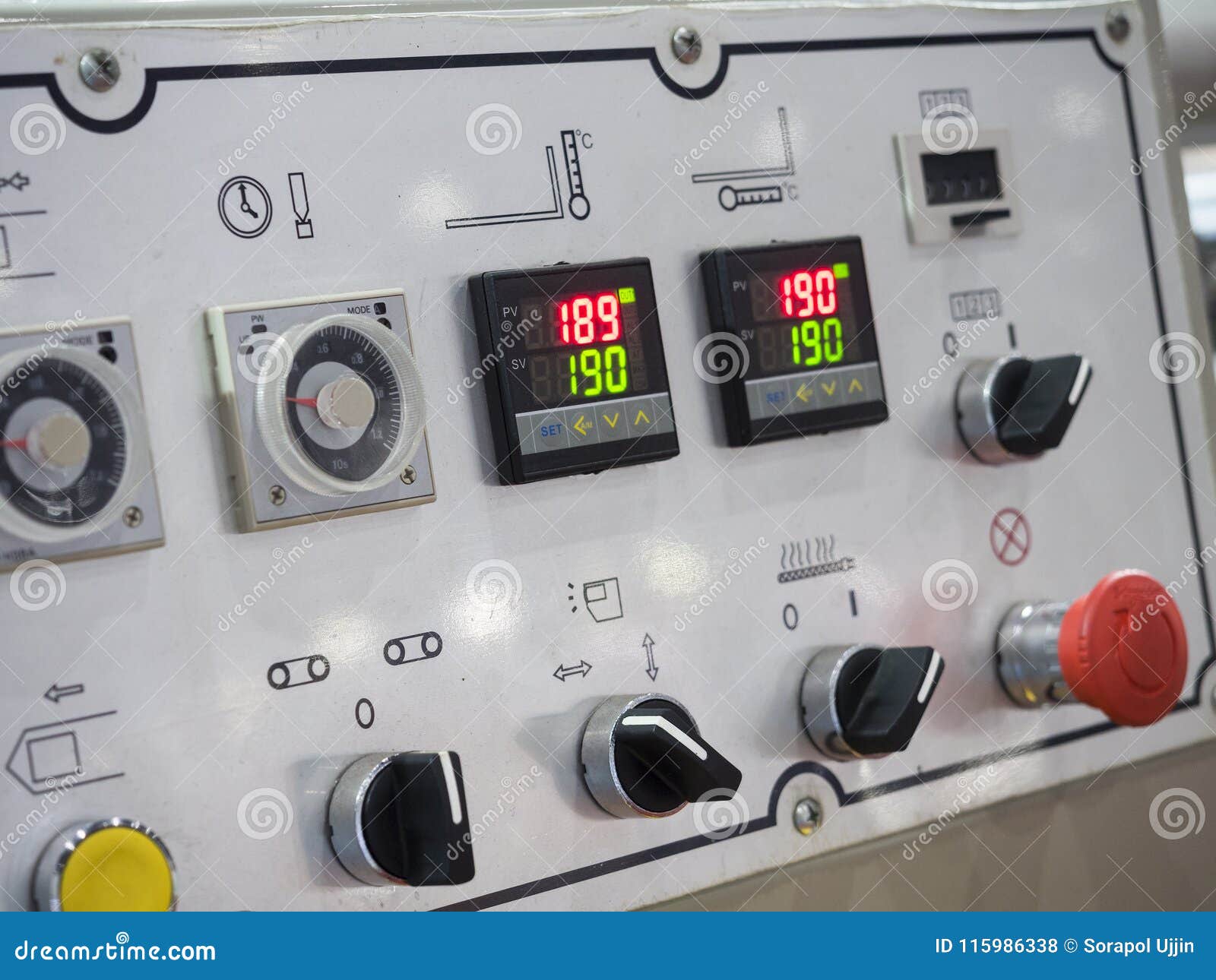 High Technology Industrial Machine Control by PLC Programing Log Stock ...