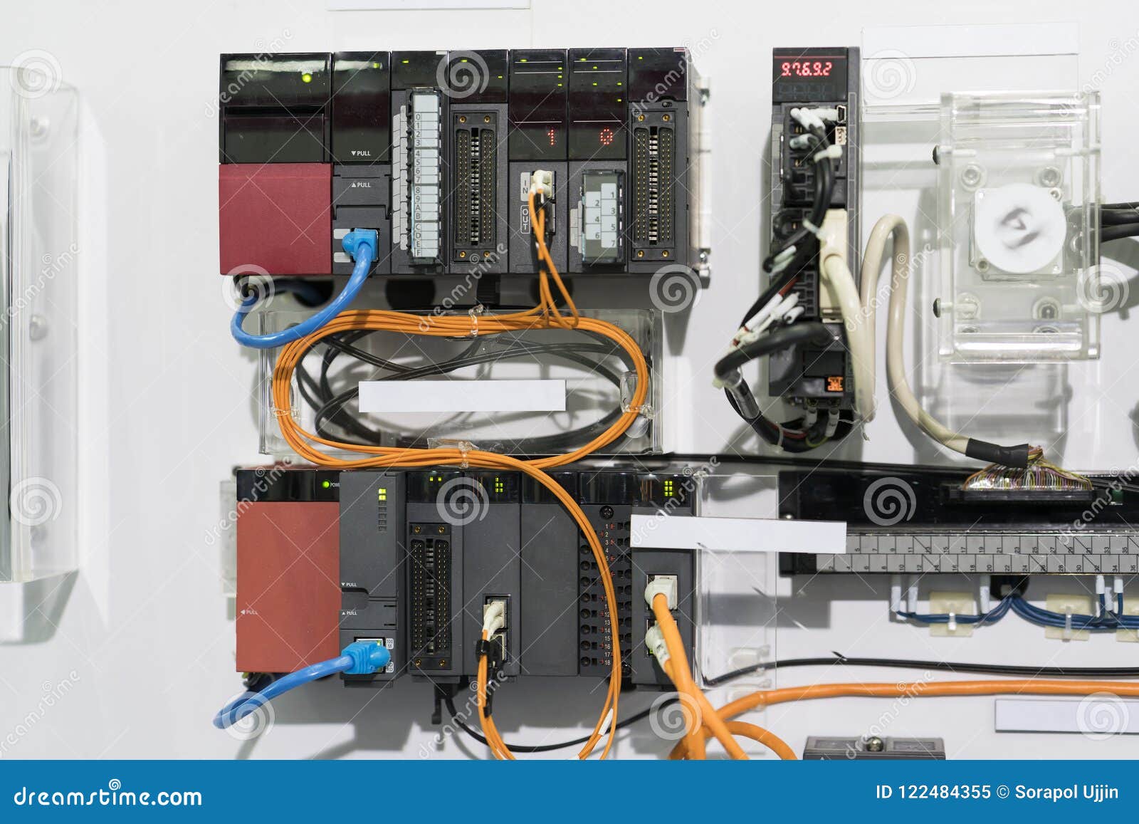 High Technology Industrial Machine Control by PLC Programing Log Stock ...