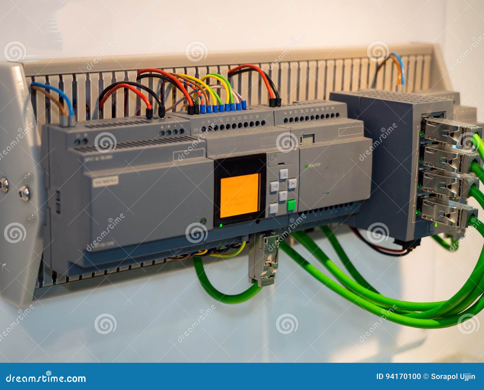 High Technology Industrial Machine Control by PLC Programing Log Stock ...