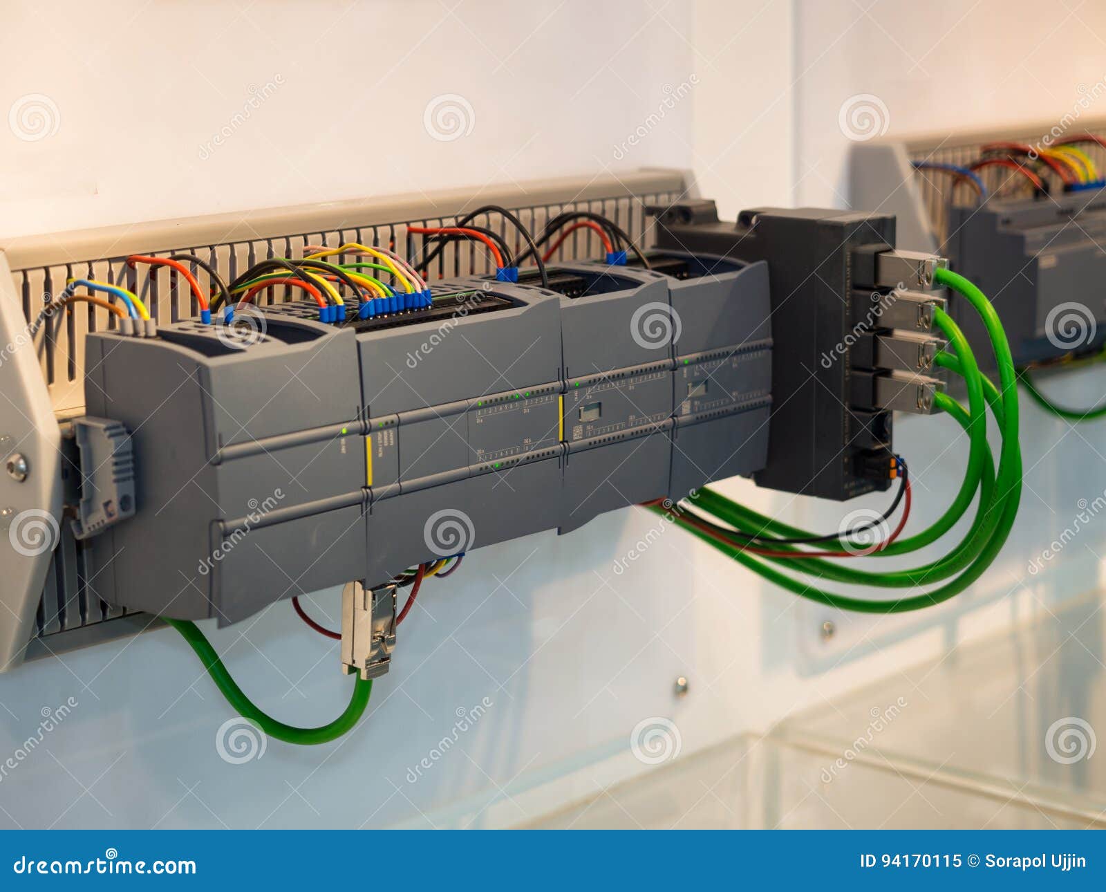 High Technology Industrial Machine Control by PLC Programing Log Stock ...