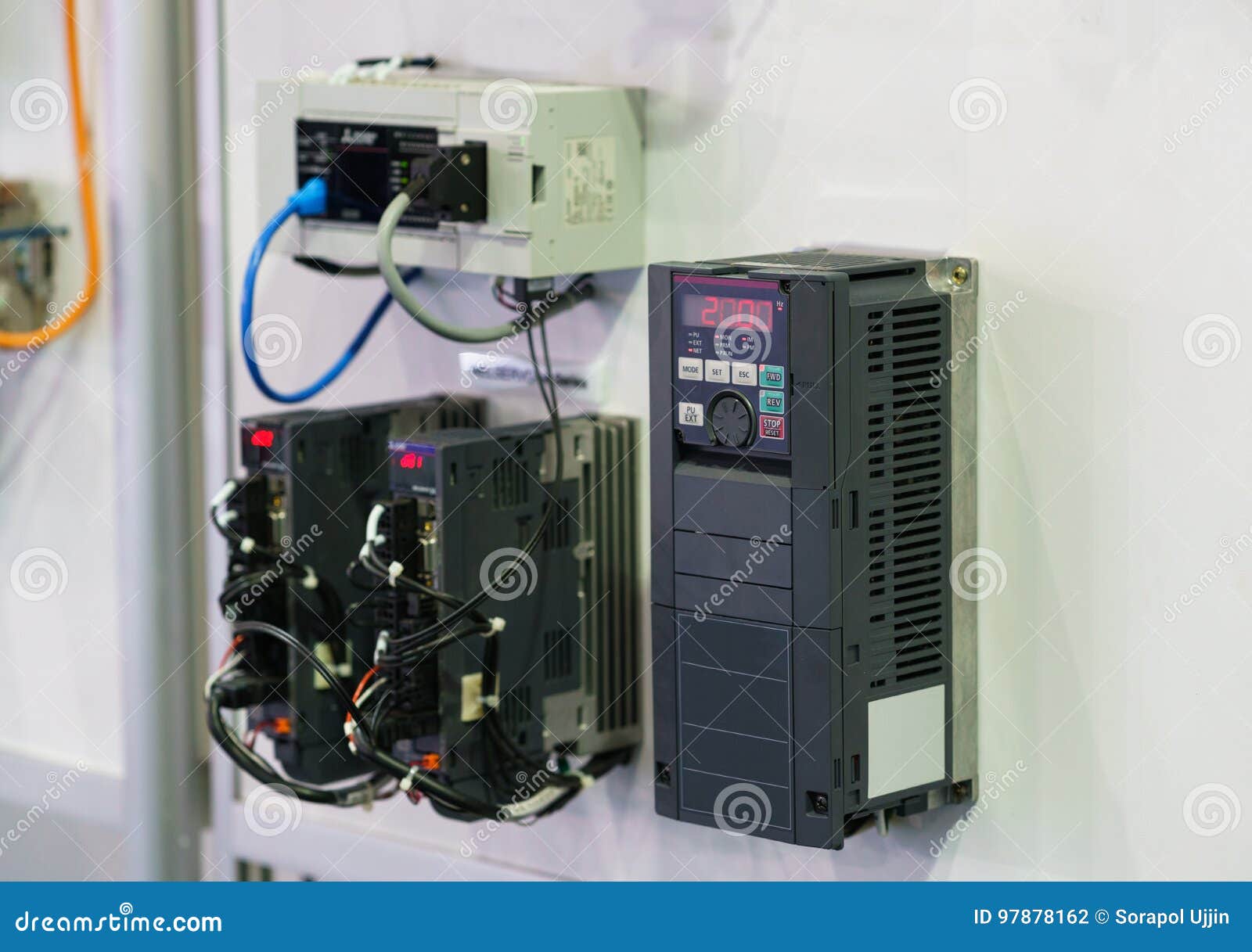 High Technology Industrial Machine Control by PLC Programing Log Stock ...