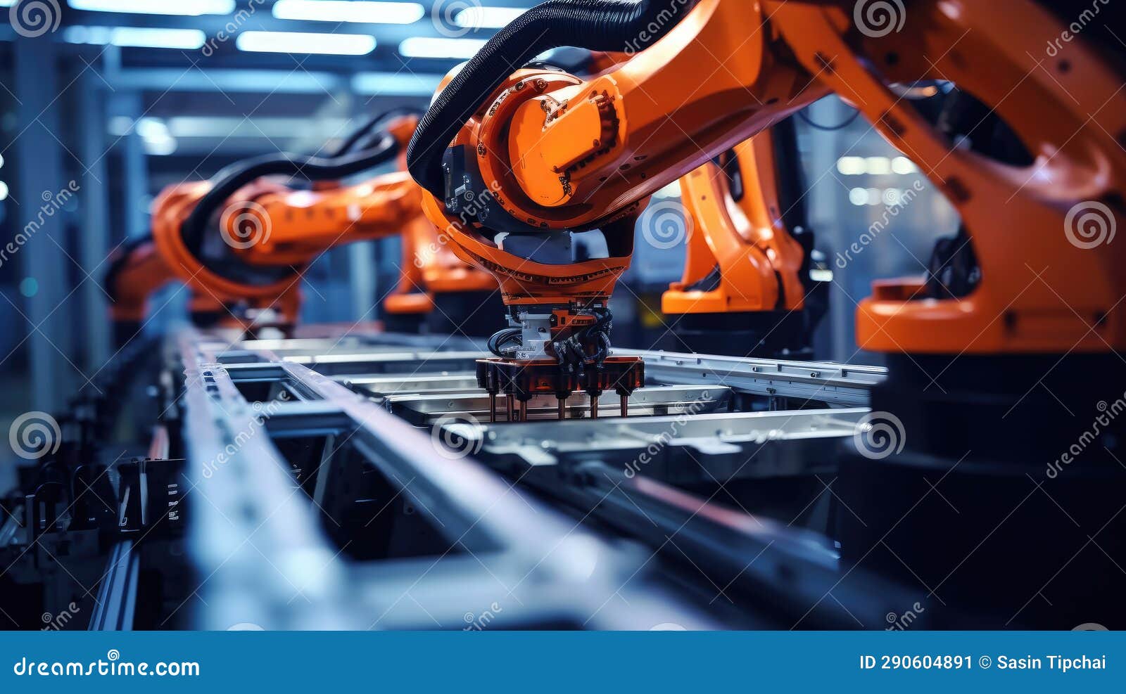 The High Technology Material Handling by Robotic System Stock ...