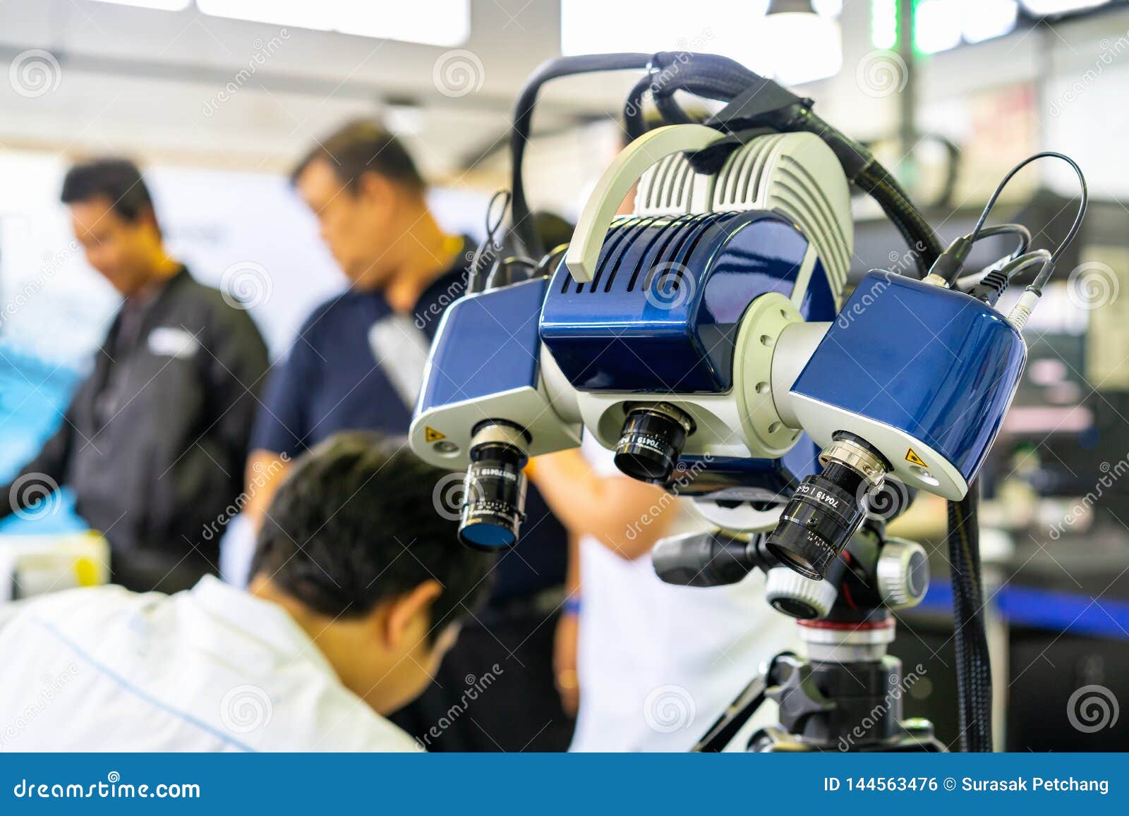 High Technology and Modern Automatic 3d Laser Scan for Measuring or ...