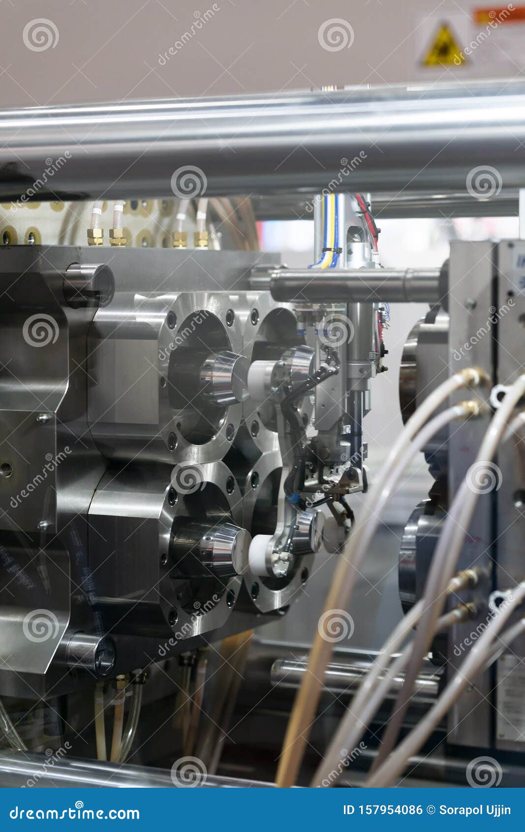 High Technology Plastic Bottle Manufacturing Industrial Stock Photo ...