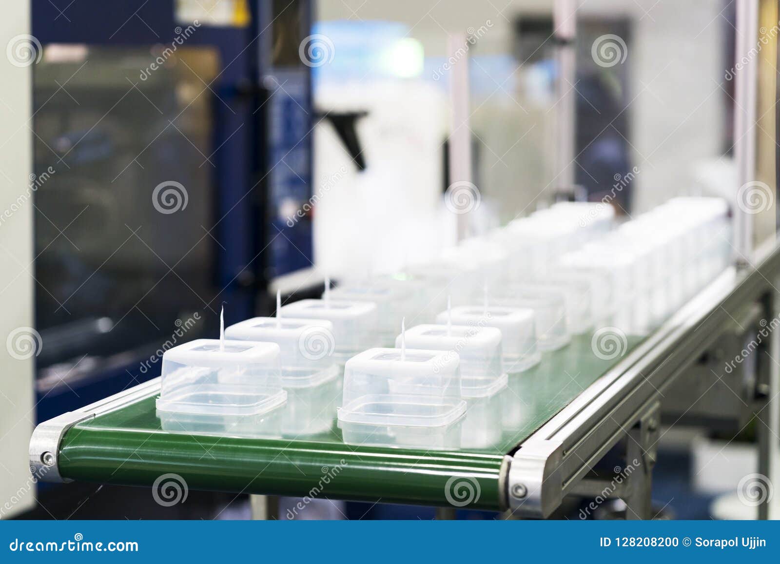 High Technology Plastic Cup Manufacturing Industrial Stock Photo ...