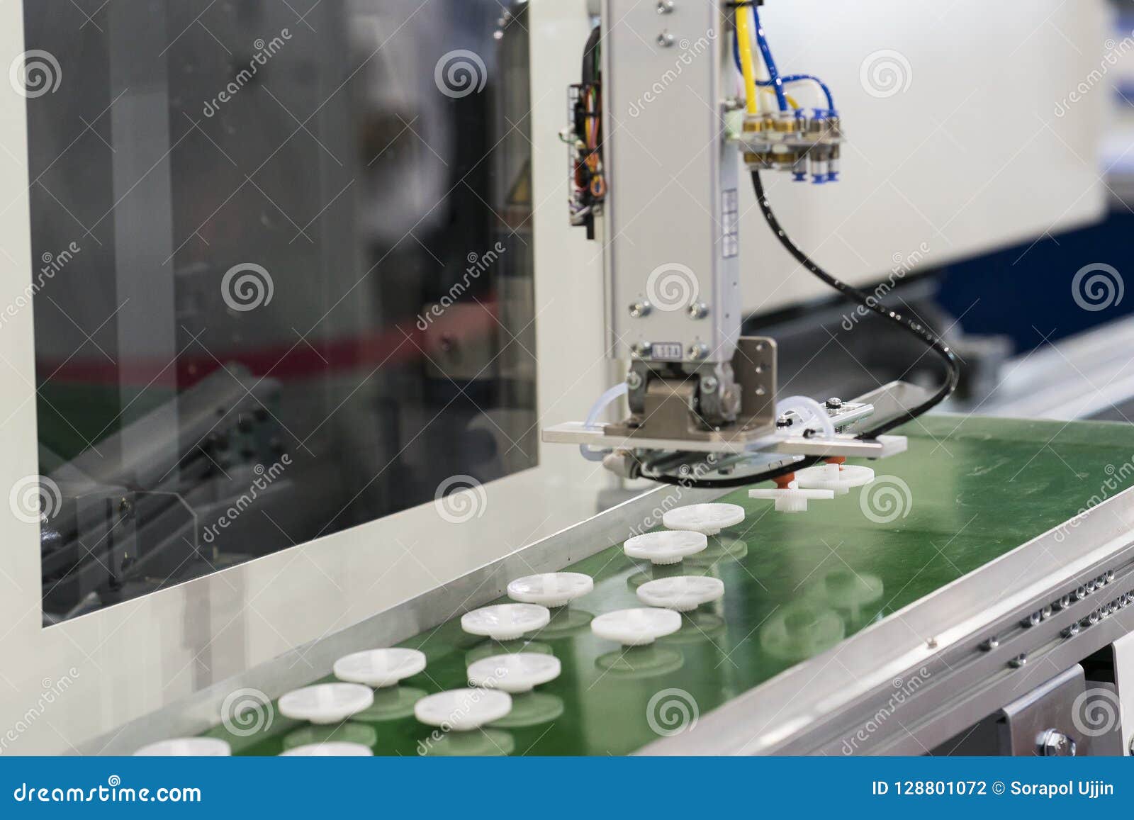 High Technology Plastic Cup Manufacturing Industrial Stock Photo ...