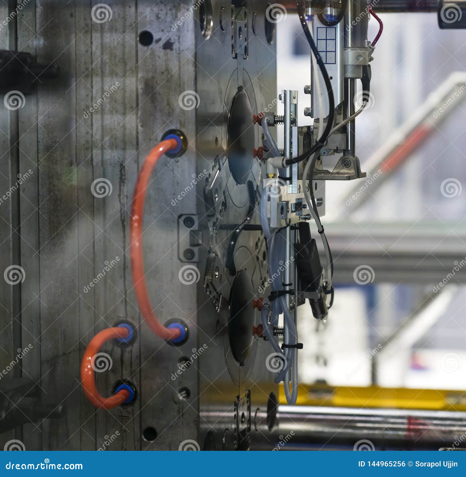 High Technology Plastic Cup Manufacturing Industrial Stock Photo ...