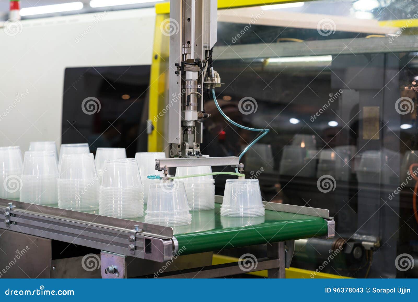 High Technology Plastic Cup Manufacturing Industrial Stock Image ...