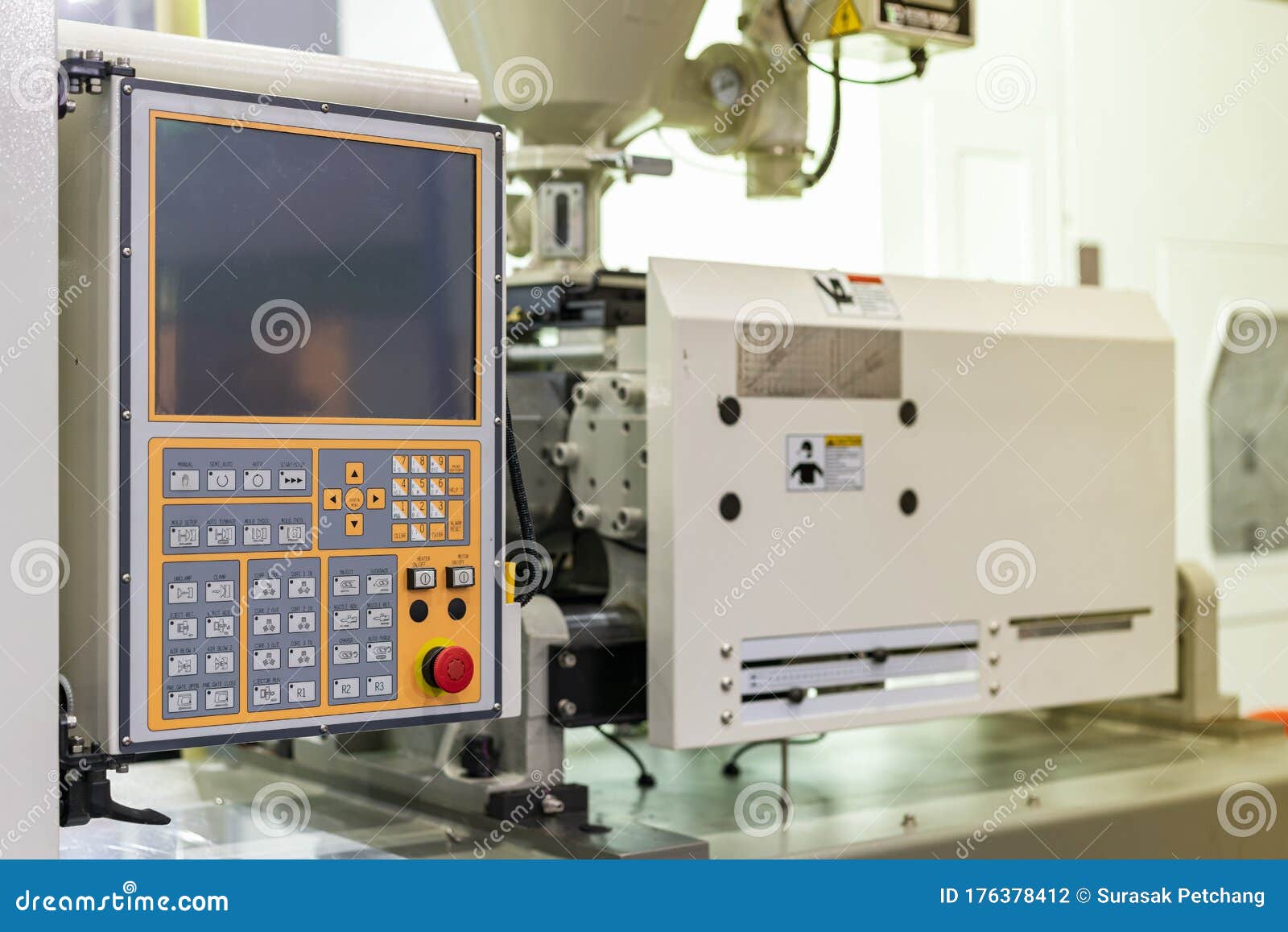 High Technology Plc Monitor Touch Screen and Many Push Button Control ...