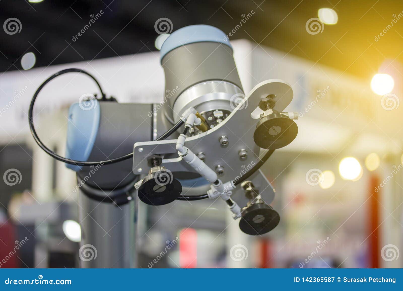 Robot Arm Catch And Lift Product Workpiece For Setting On Fast Or Quick ...