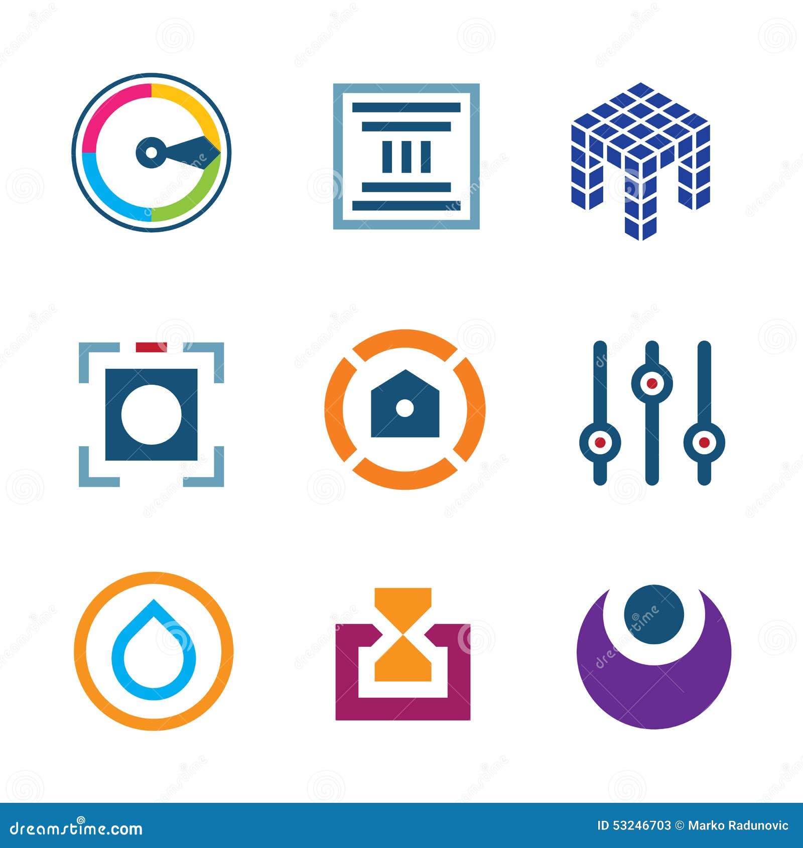 High Technology Settings Optimization Digital Science Developer Logo ...