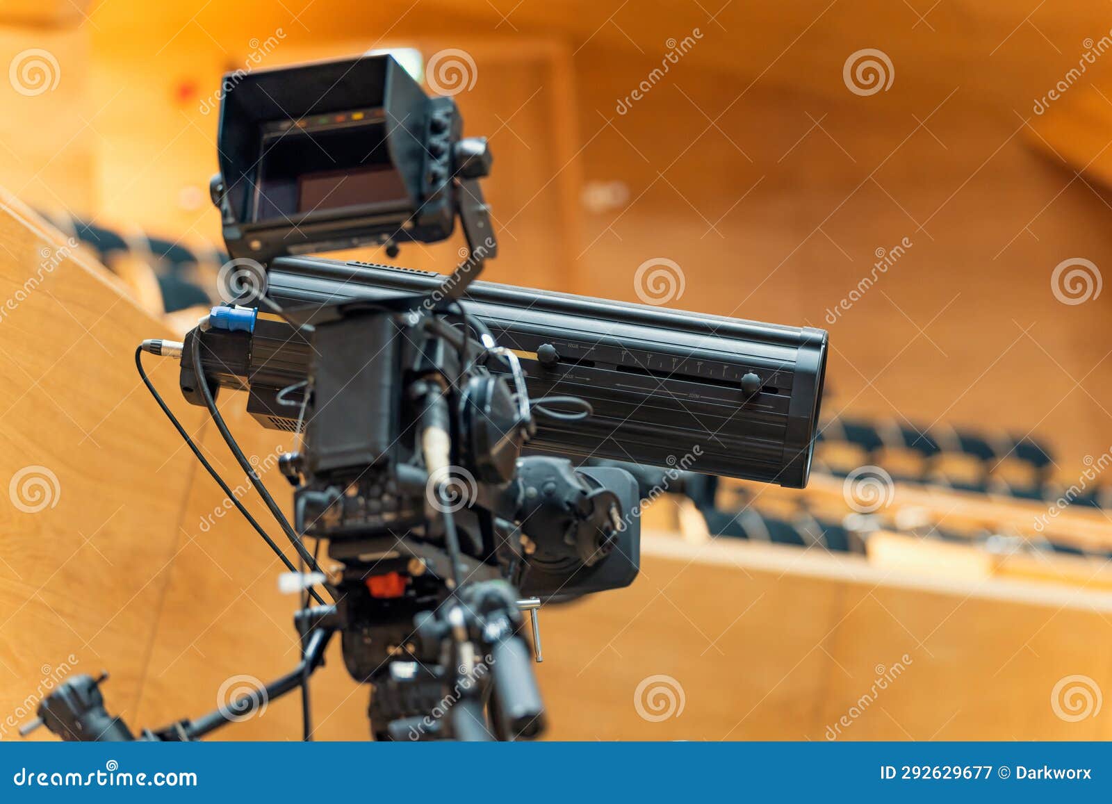 High Technology Studio Camera System. the Video Camera with Reference ...