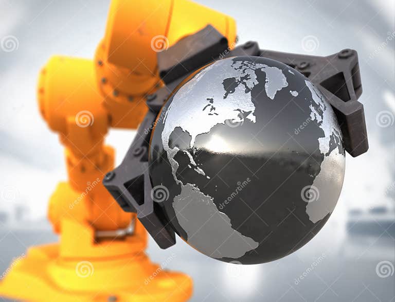 High technology world stock illustration. Illustration of industry ...